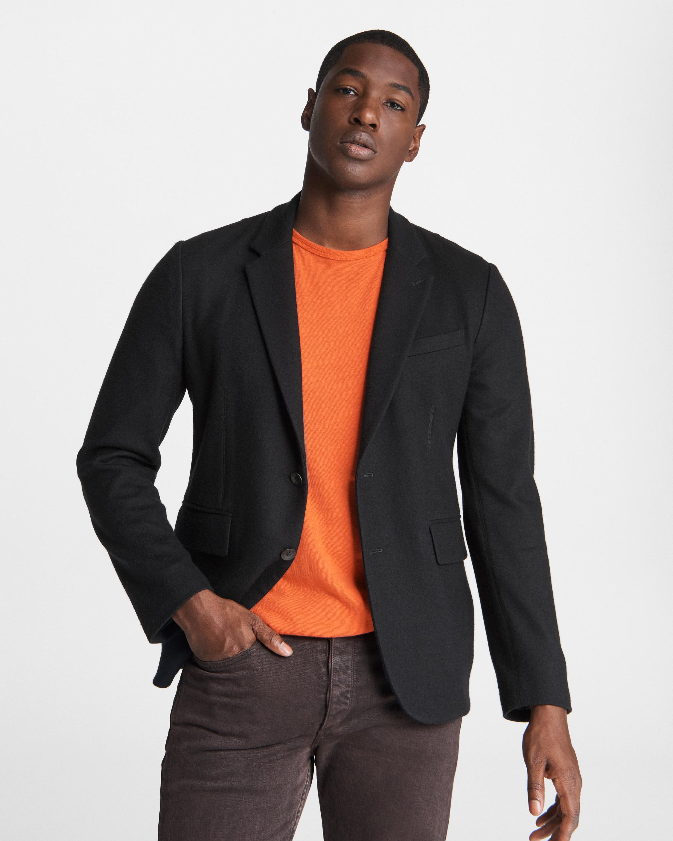 Deconstructed Razor Wool Blazer - Black | rag & bone
