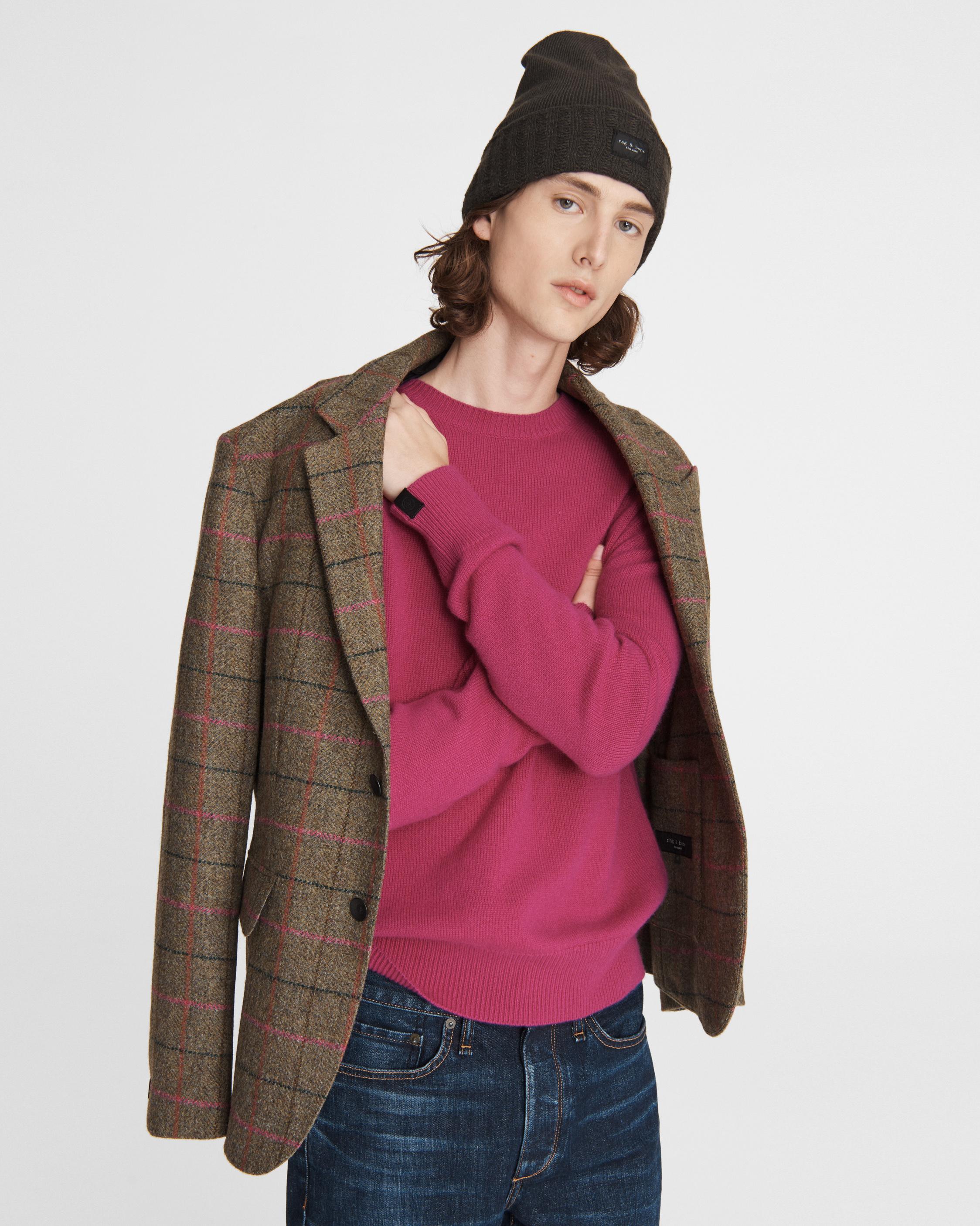 Deconstructed Wool Razor - Green Multi | rag & bone