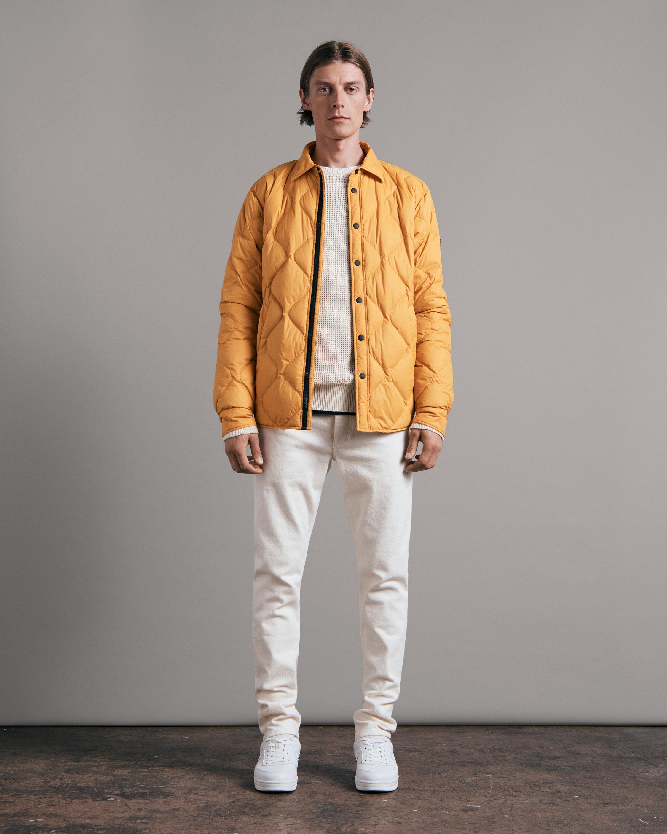 Padded Dane Nylon Jacket - Yellow | rag & bone