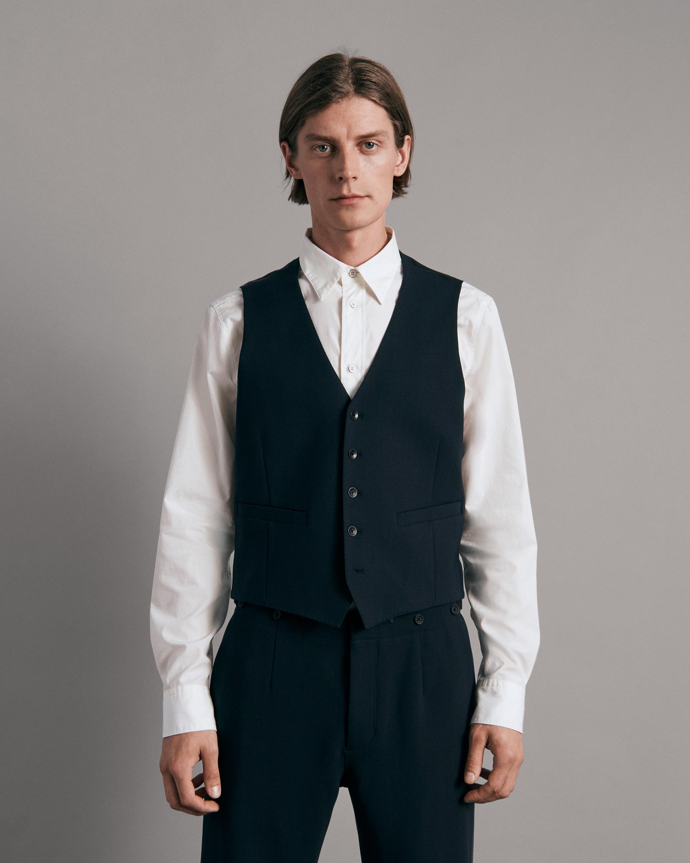 Buy the Chester Wool Waistcoat | rag & bone