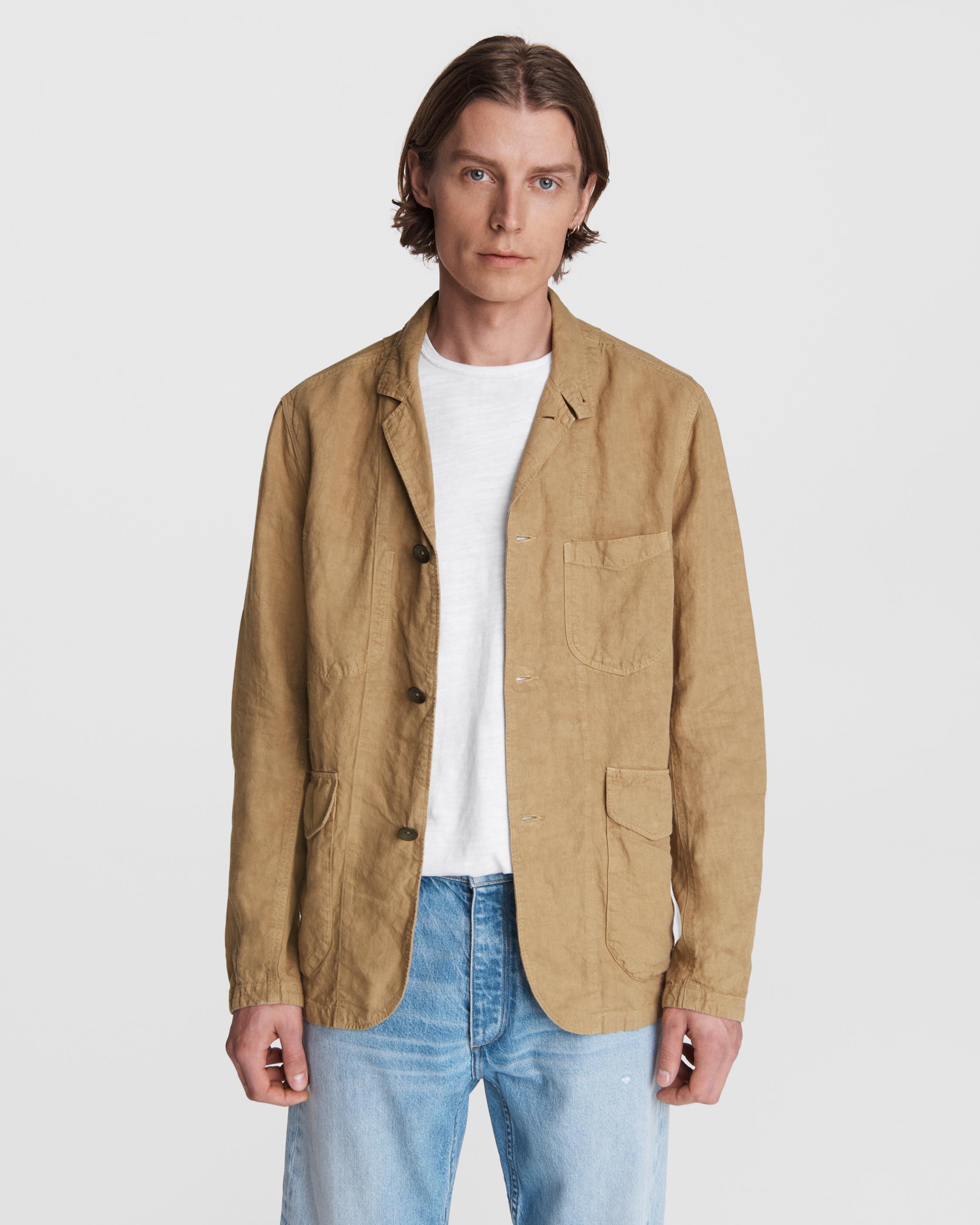 Beck Linen Blazer - Cornstalk | rag & bone