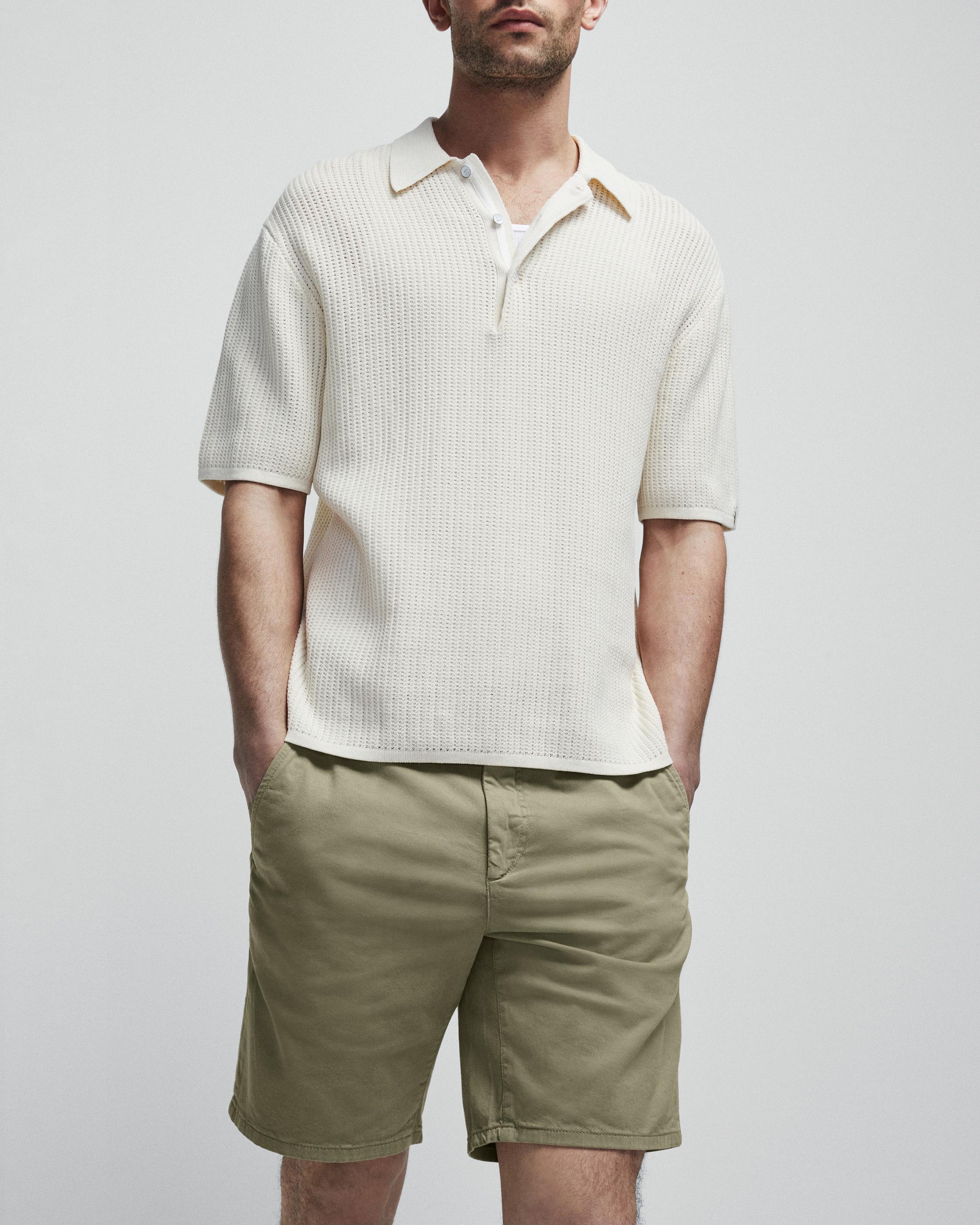 Perry Cotton Stretch Twill Short - Pale Army | rag & bone