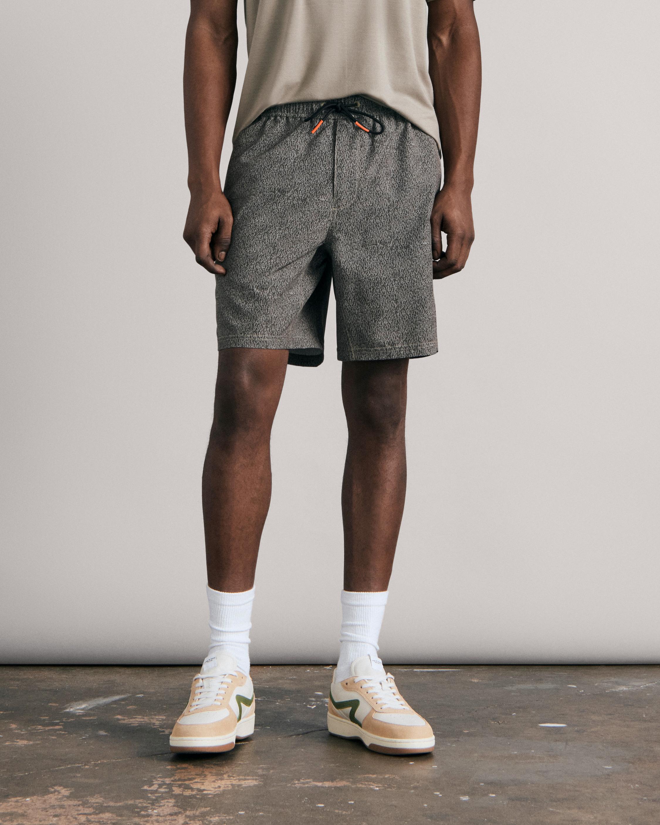 Pursuit Active Technical Short - Grey Dribble Camo | rag & bone