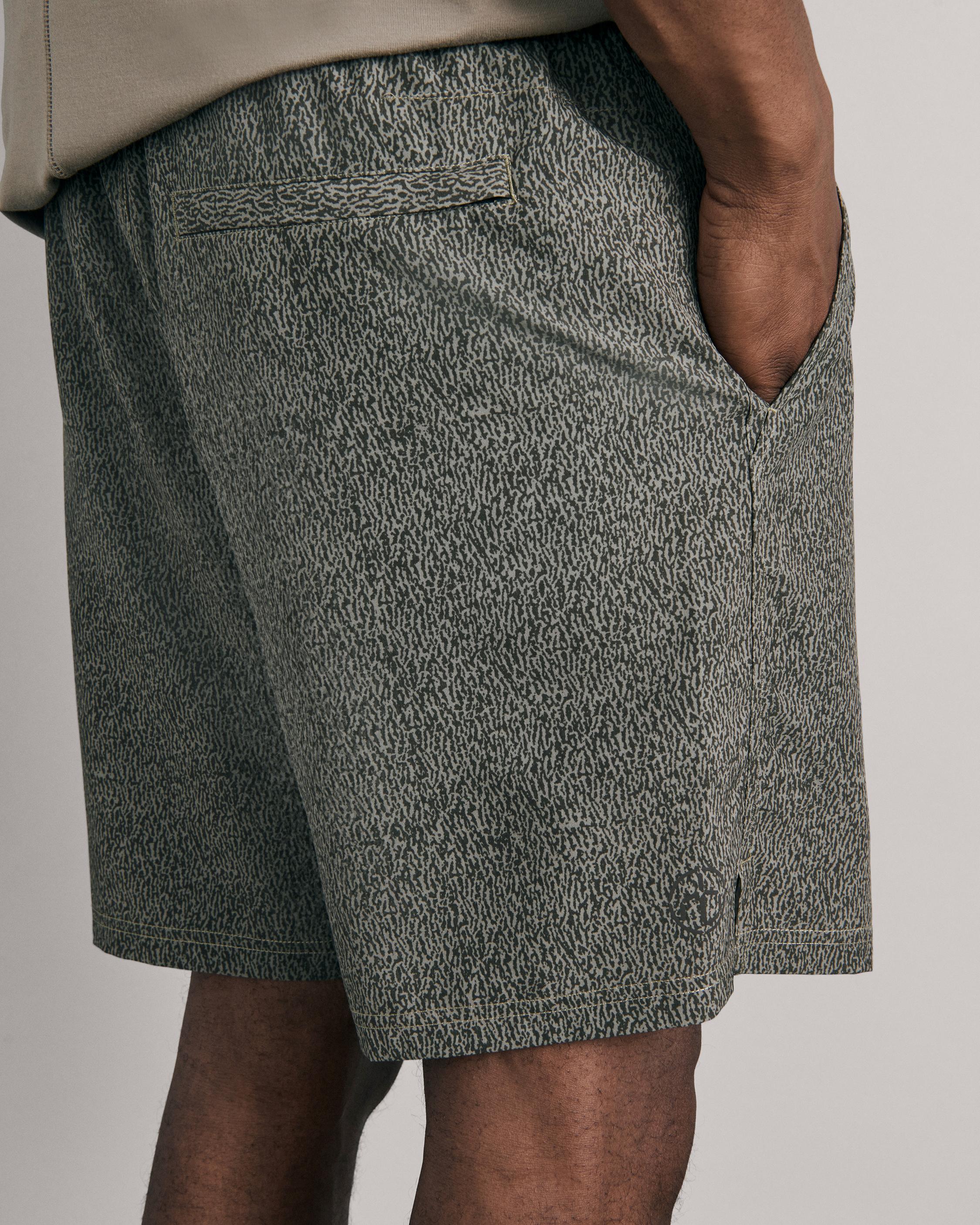 Pursuit Active Technical Short - Grey Dribble Camo | rag & bone