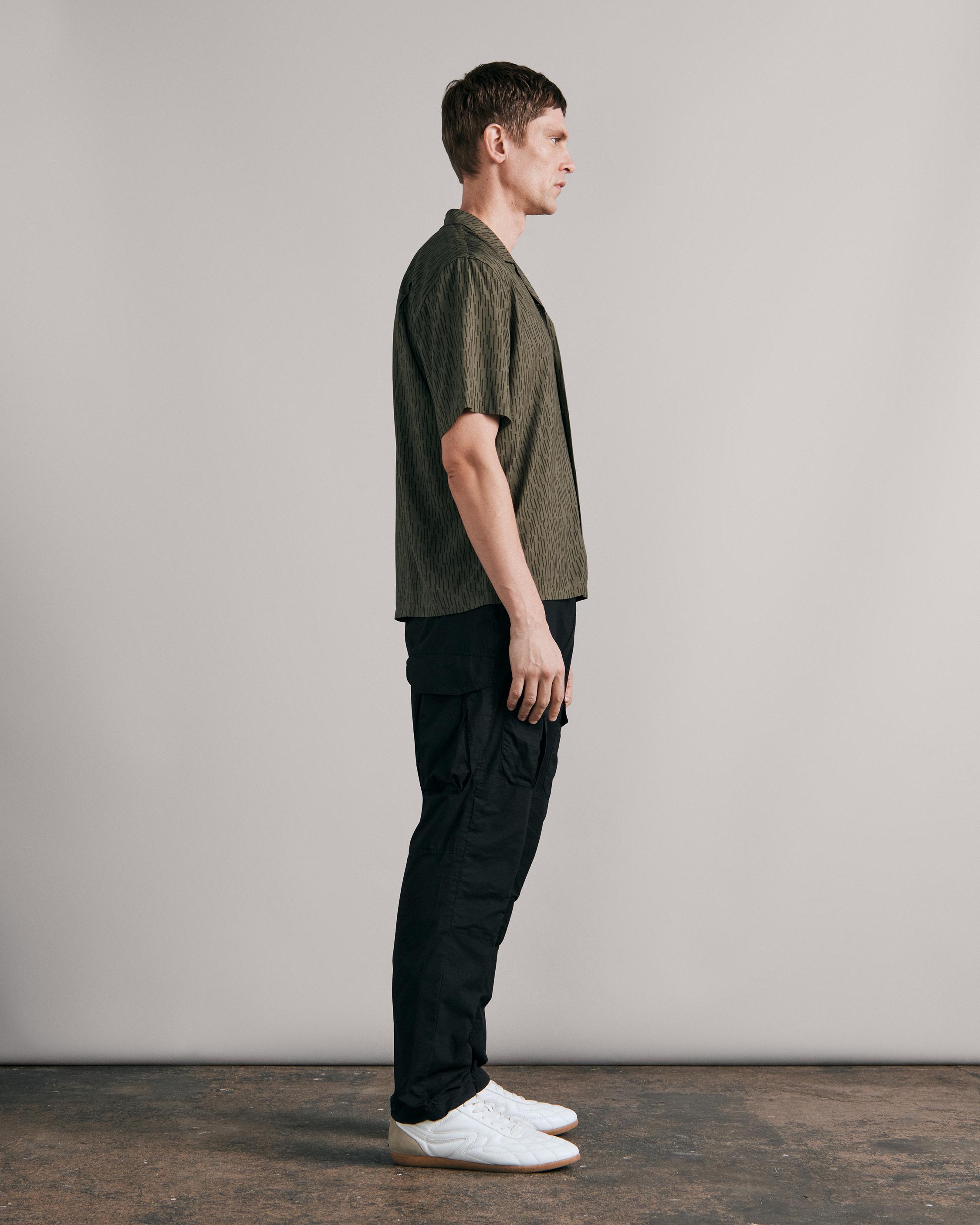 Avery Camo Viscose Shirt - Green Pin Camo | rag & bone