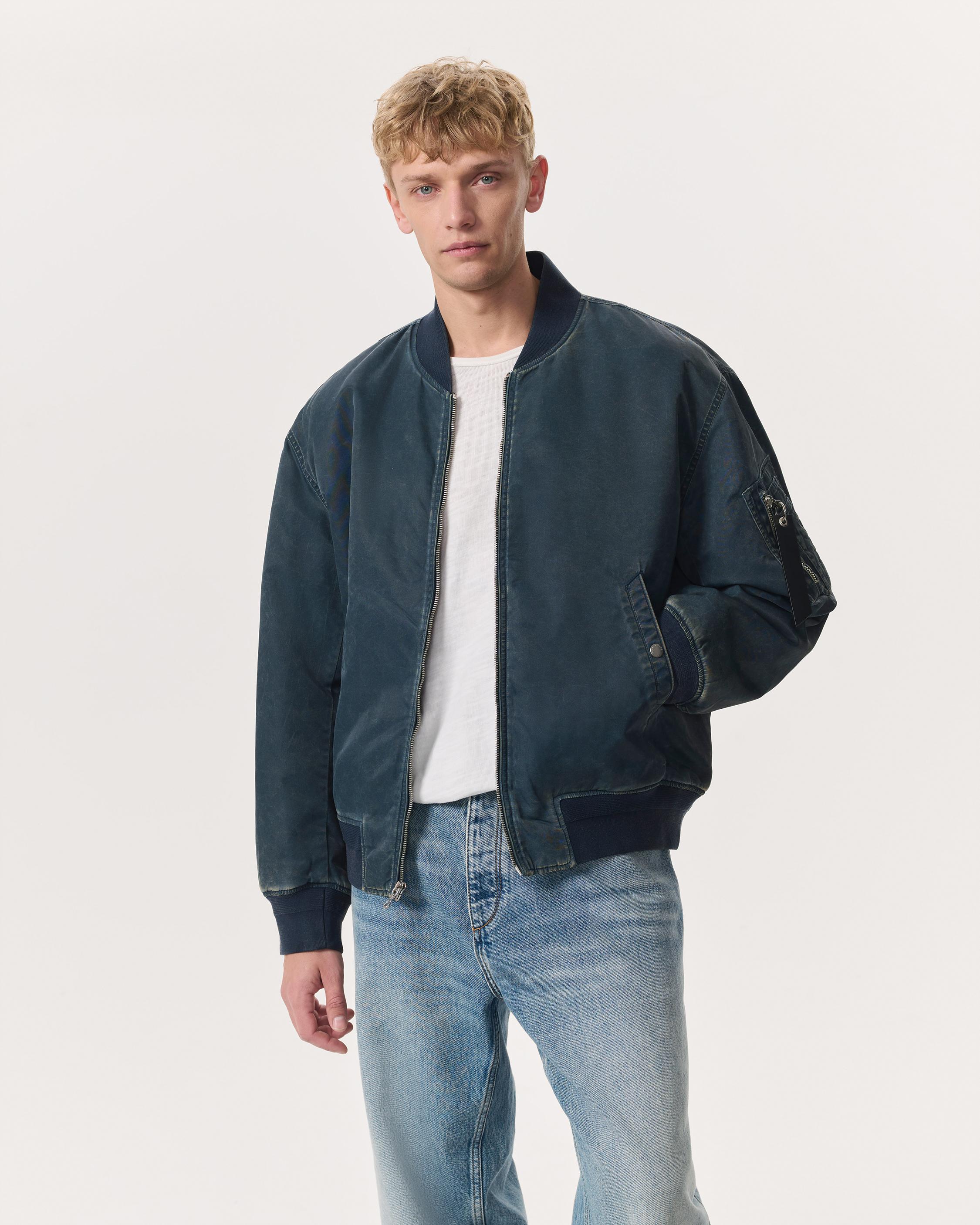 Manston Relaxed Fit Bomber Jacket - Salute | rag & bone