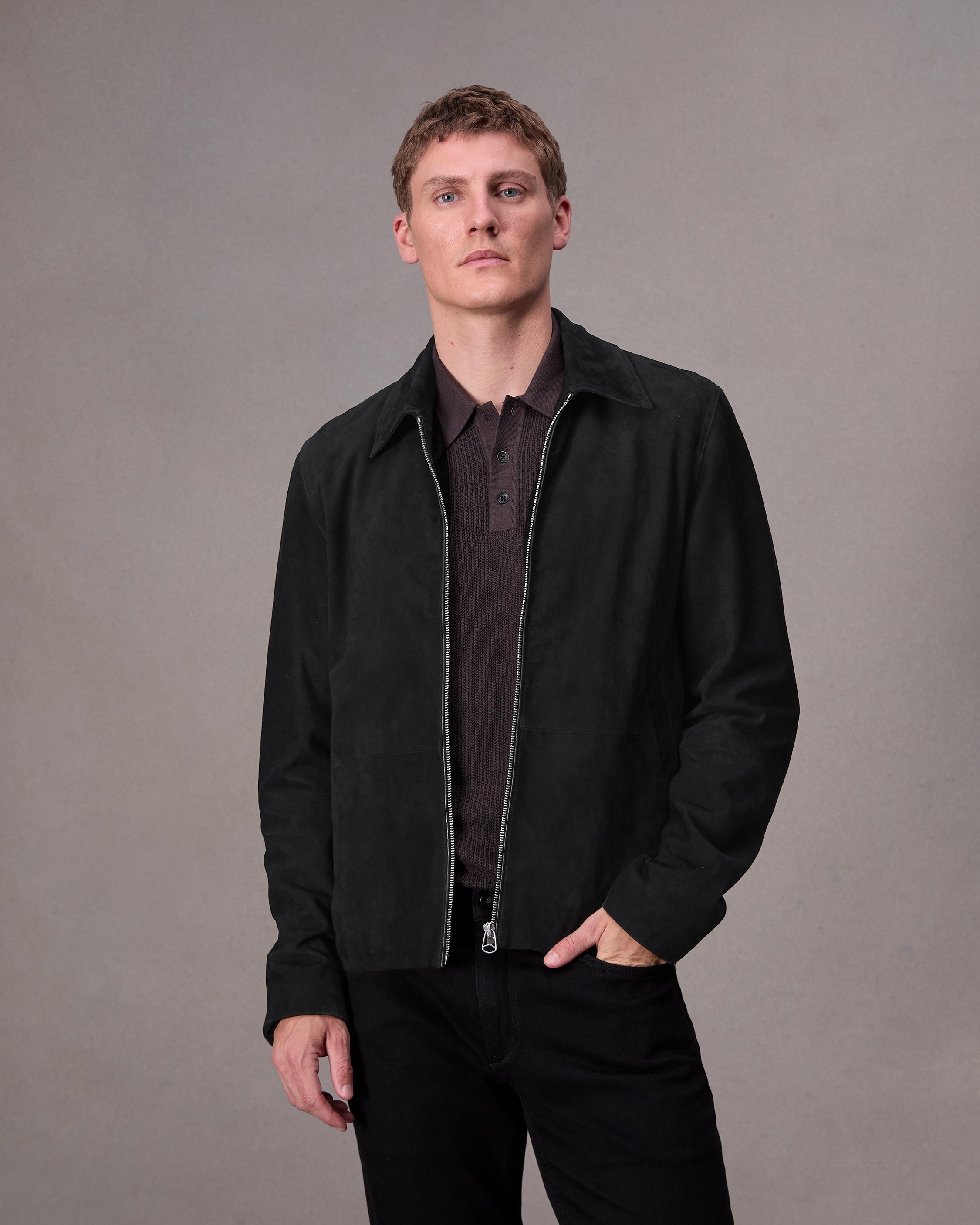 Melrose Suede Jacket - Black | rag & bone