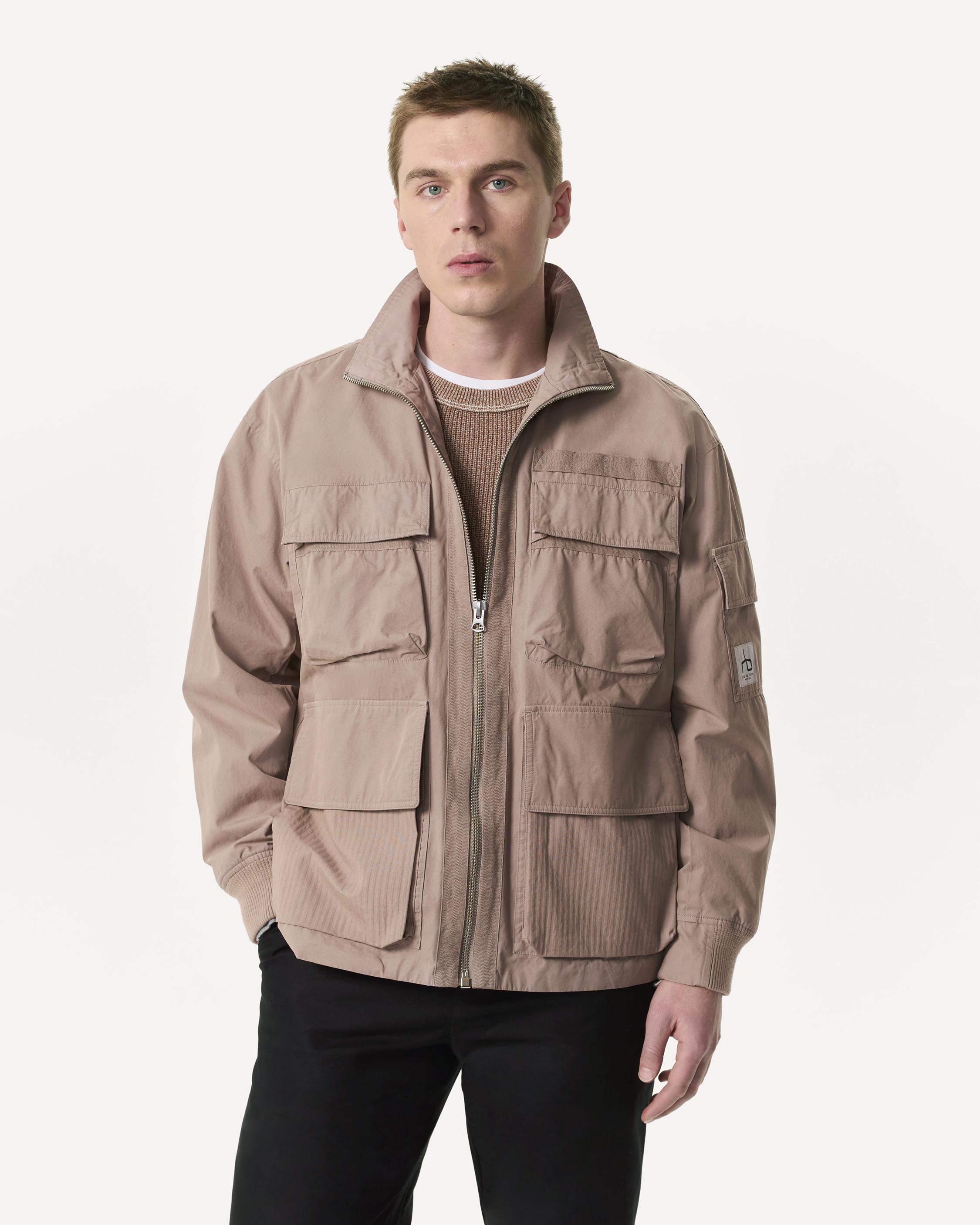 Ashland Cotton Utility Jacket - Elephant Grey | rag & bone