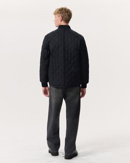 Focus Quilted Italian Cotton-Blend Liner Jacket - Black Focus Quilted Italian Cotton-Blend Liner Jacket - Black