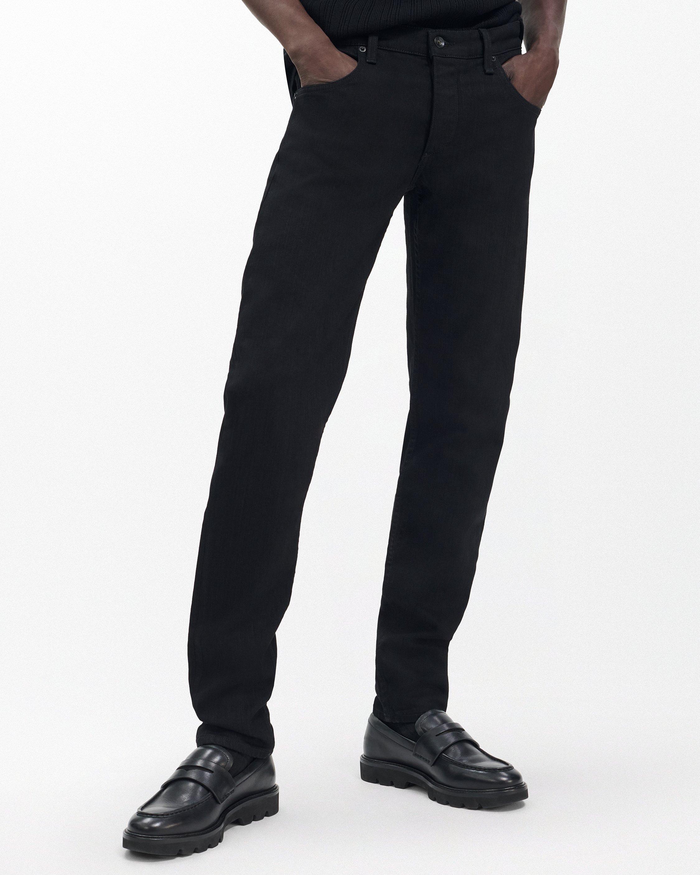 Fit 1 - Black: Skinny Fit Black Aero Stretch Jean | rag & bone