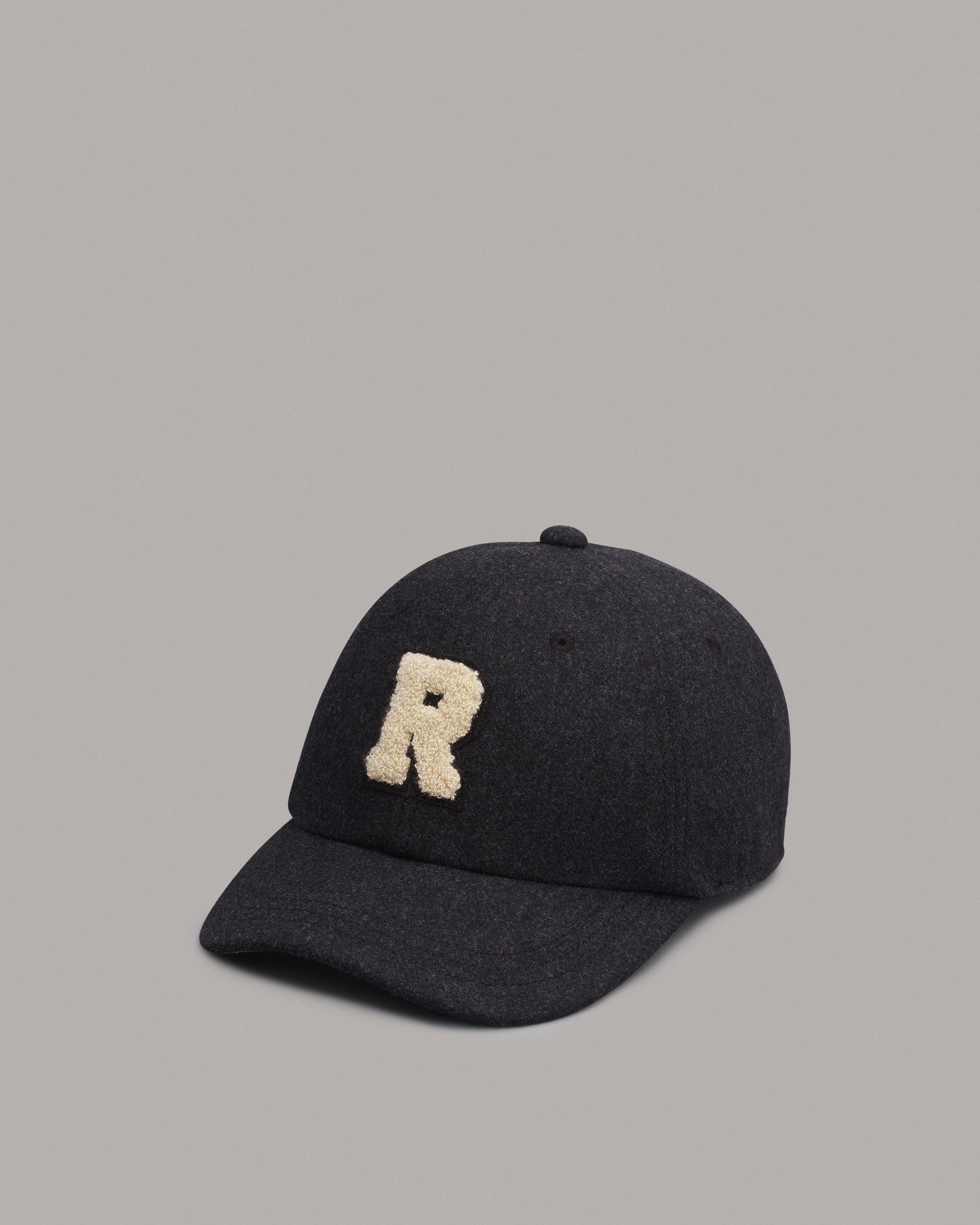 Addison Varsity Baseball Cap - Black | rag & bone
