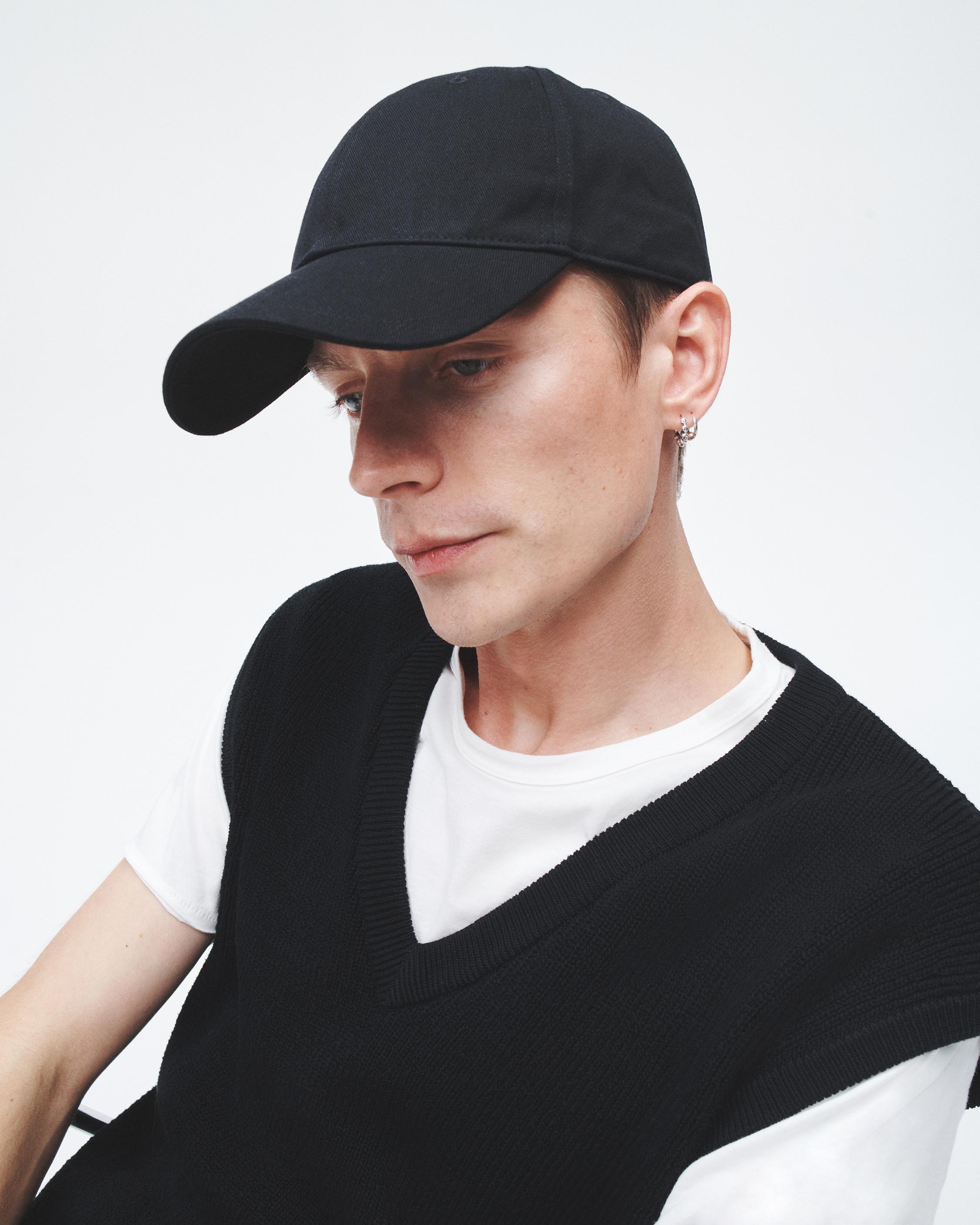 Miles Baseball Cap - Black | rag & bone