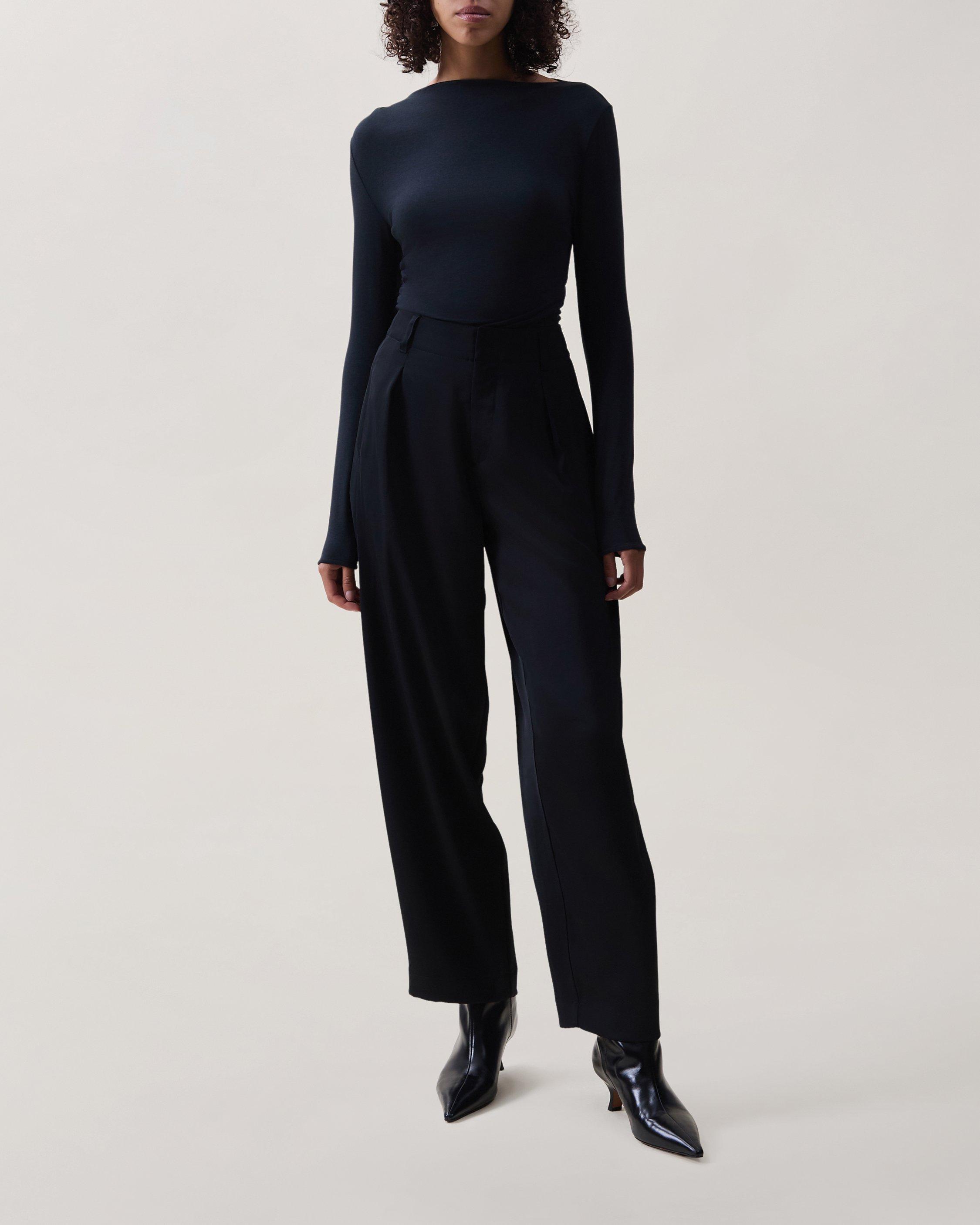 Douglas Satin Pants - Black | rag & bone