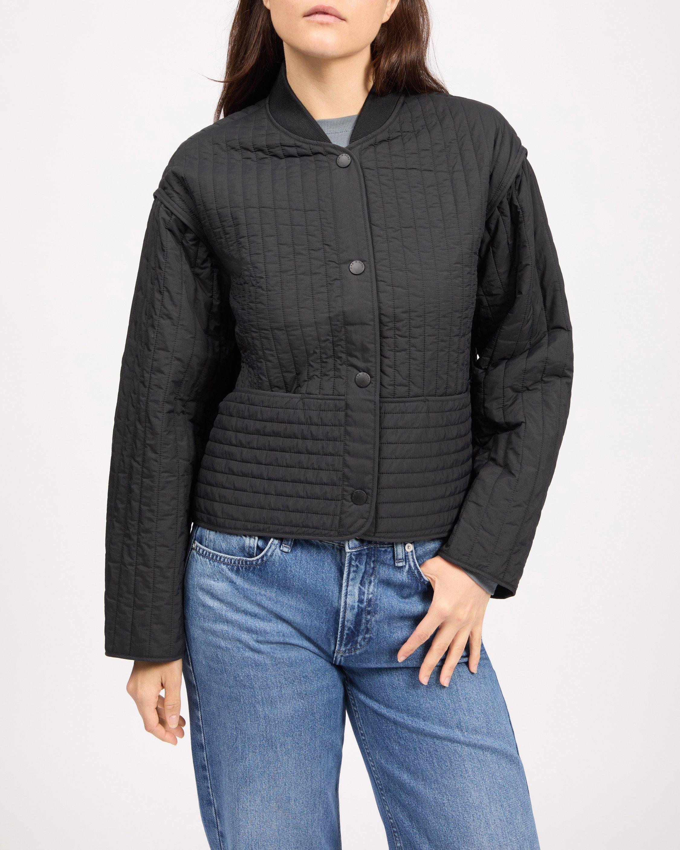 Bobbi Cropped Quilted Jacket - Black | rag & bone