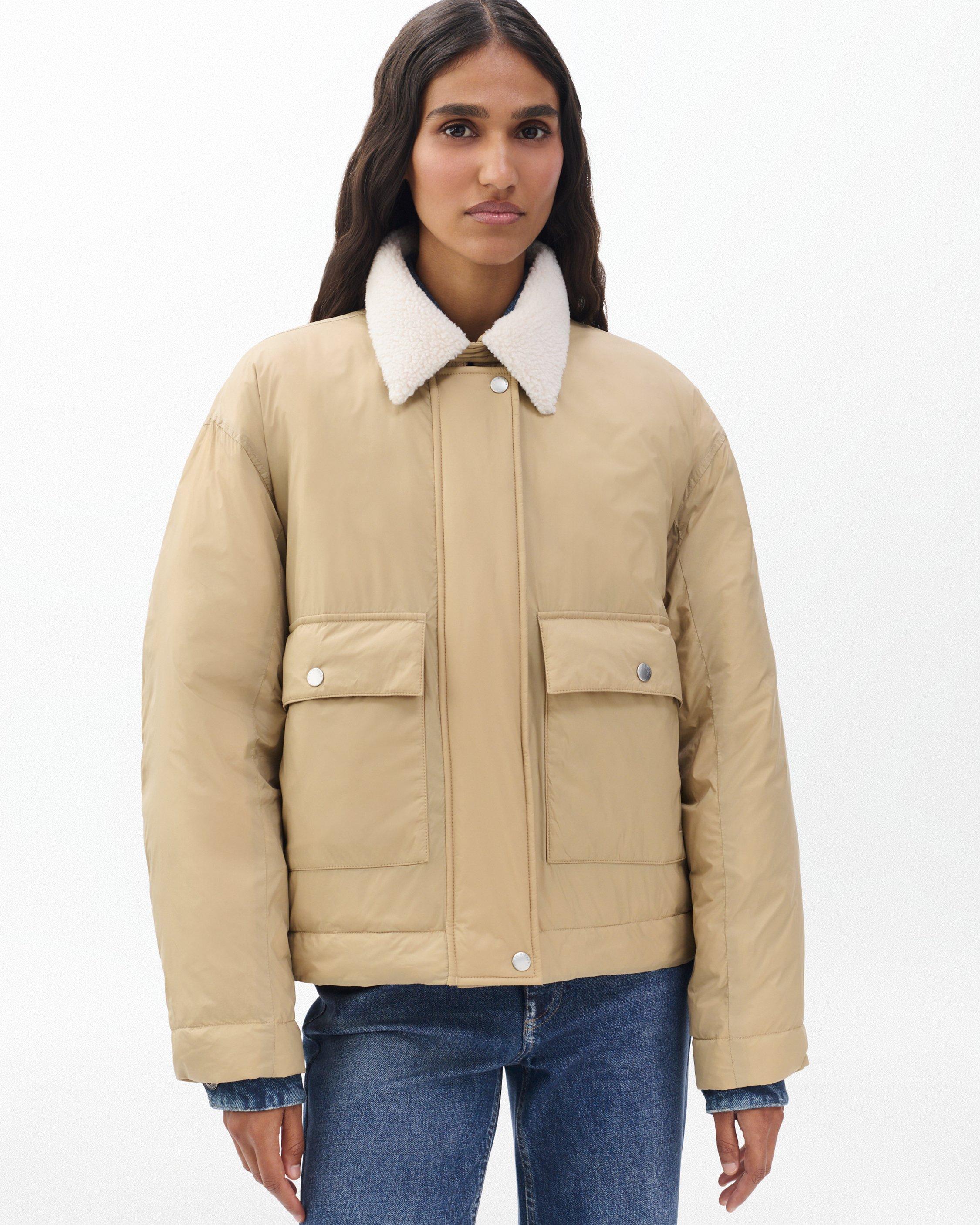 Nonie Puffer Jacket - Khaki | rag & bone