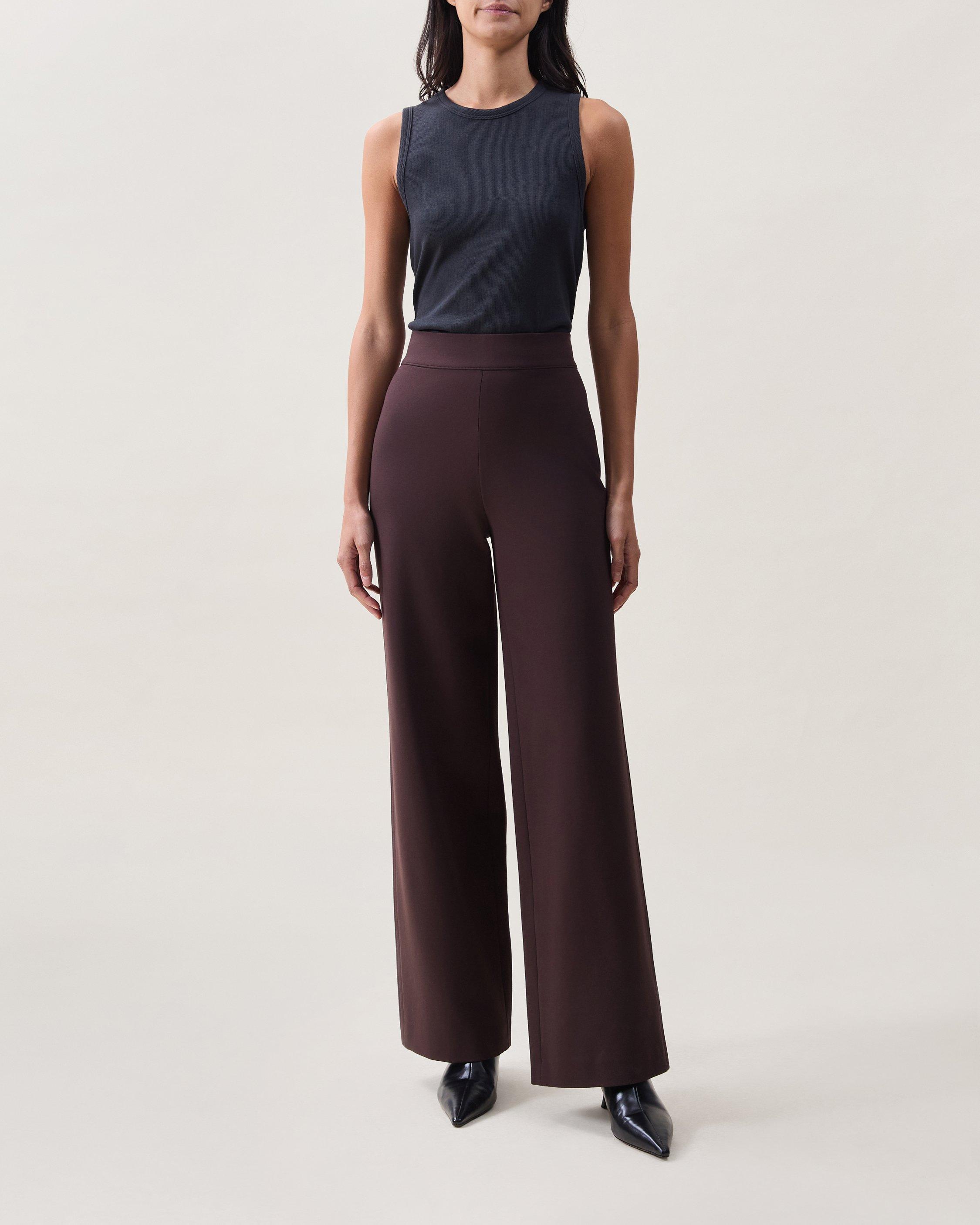 Iris Wide-Leg Pants - Espresso | rag & bone