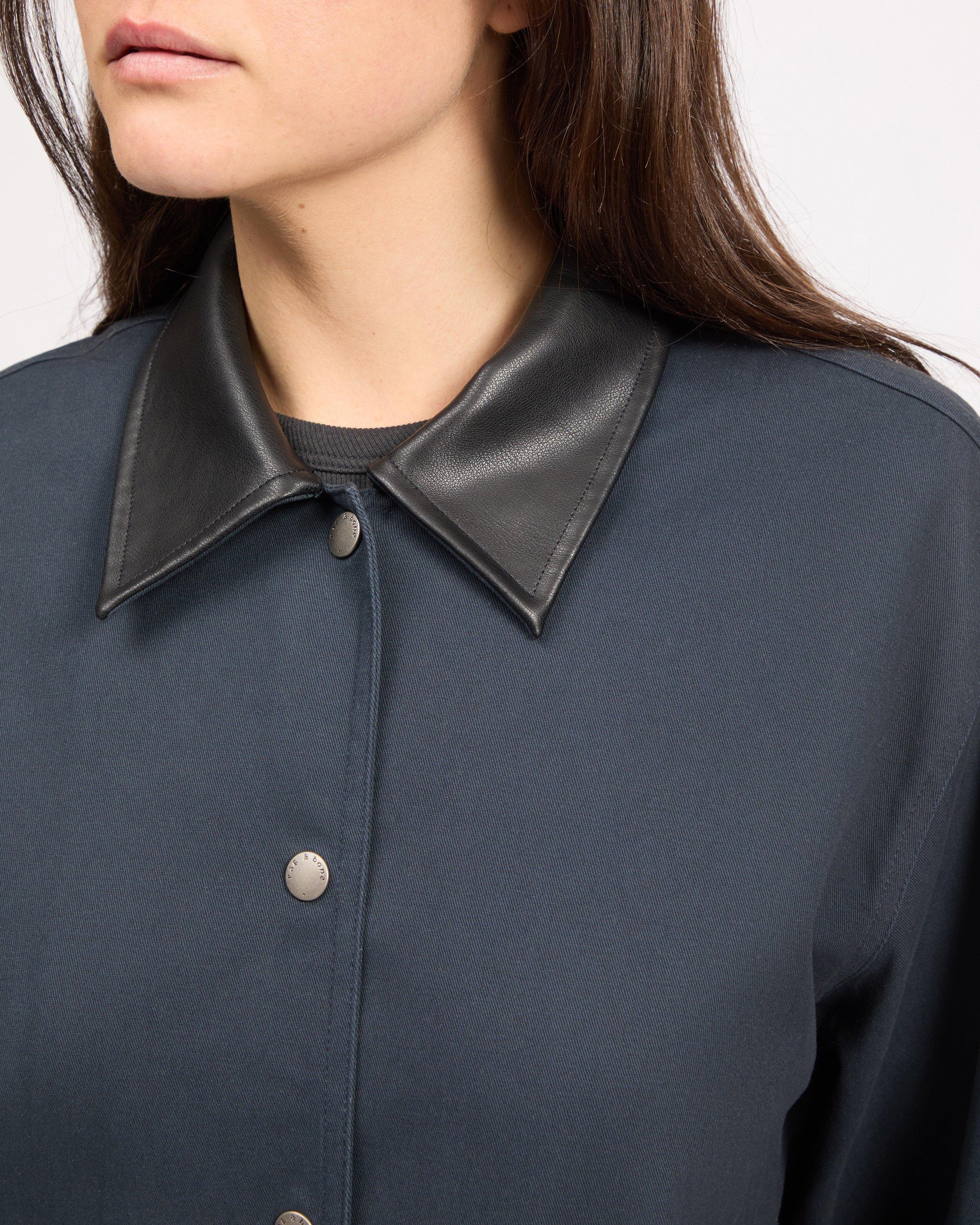 Cassandra Twill Jacket - Navy | rag & bone