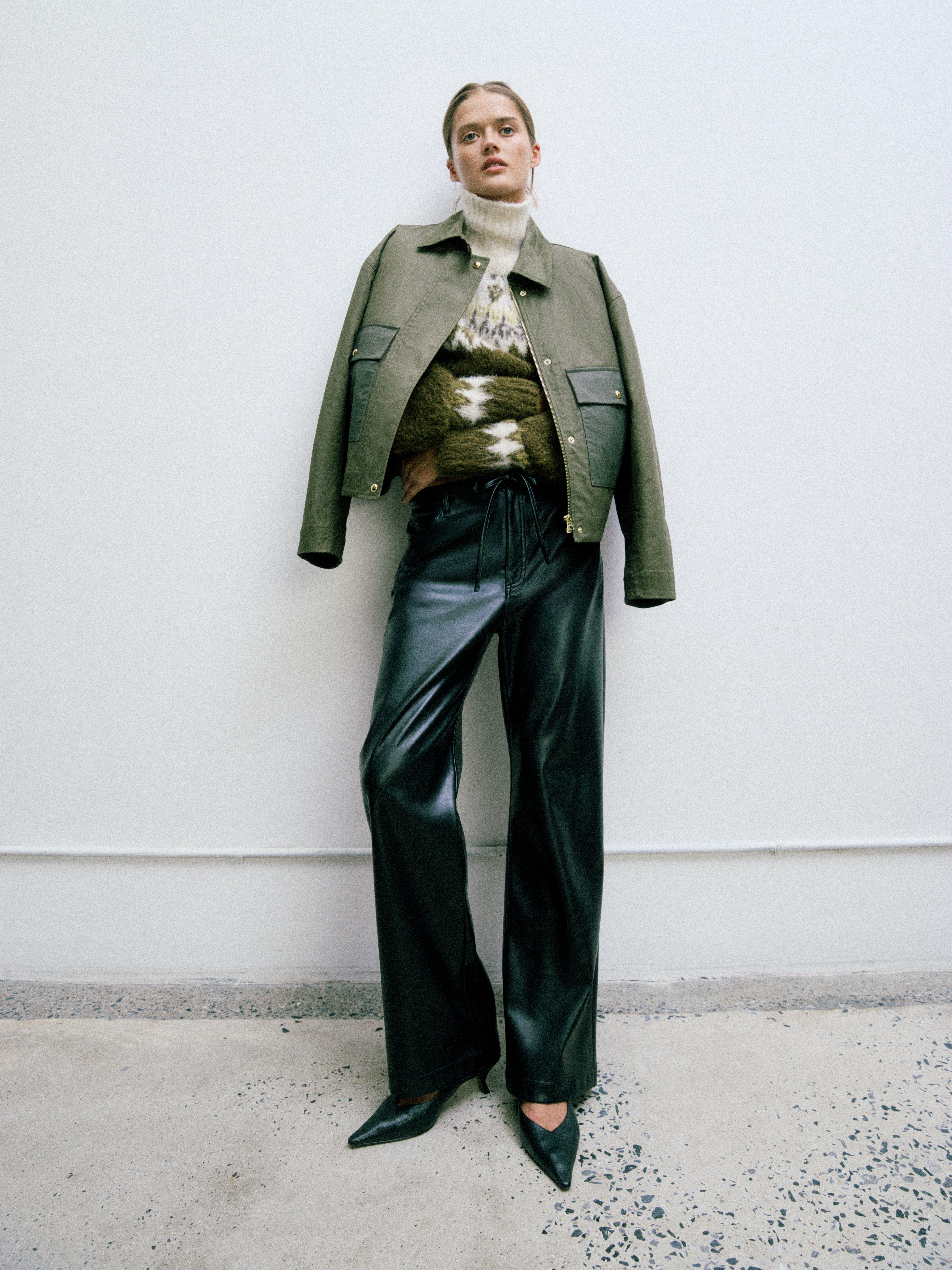 Nonie 2-in-1 Cotton Jacket - Olive | rag & bone