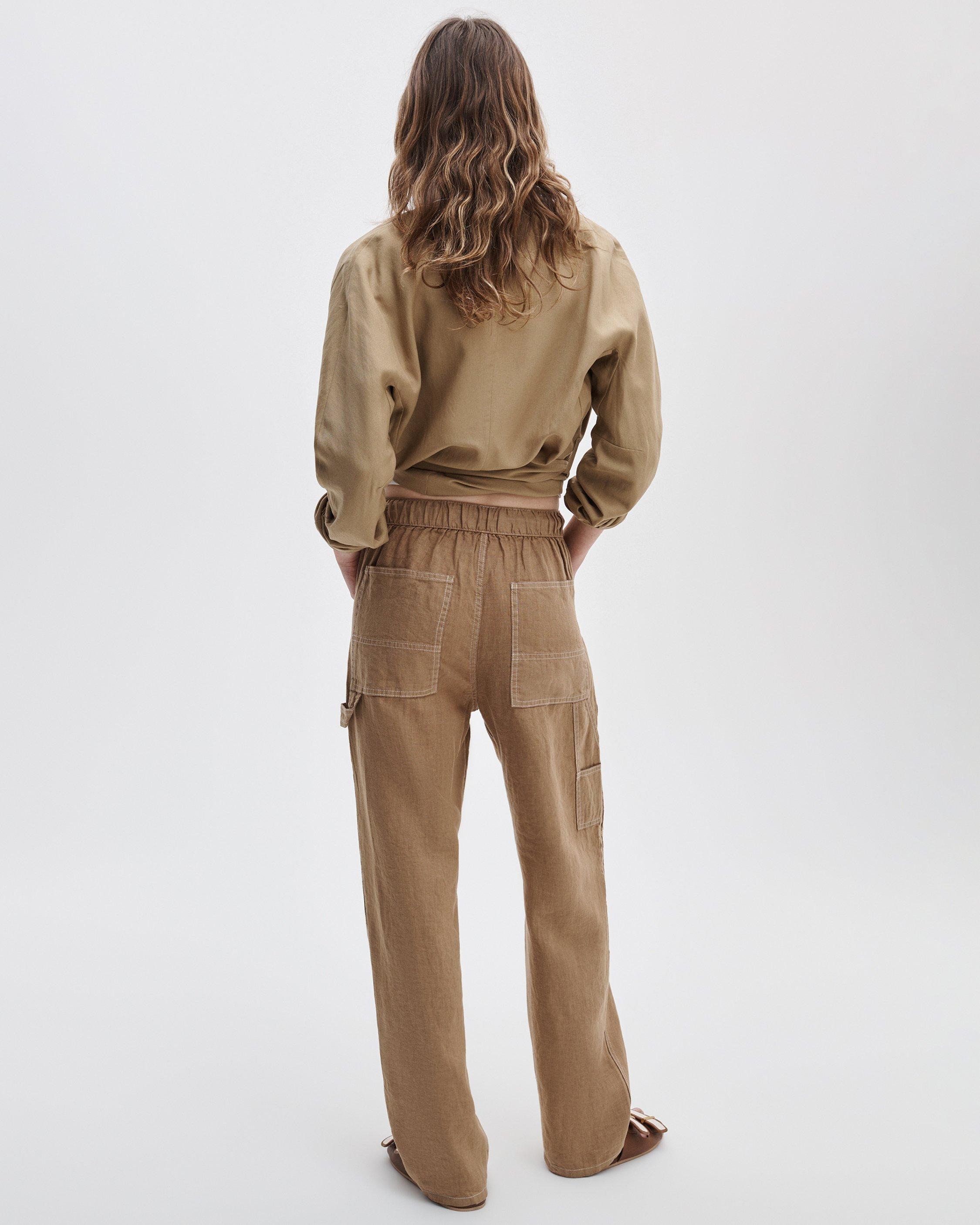 Atlas Linen Pant - Tan | rag & bone