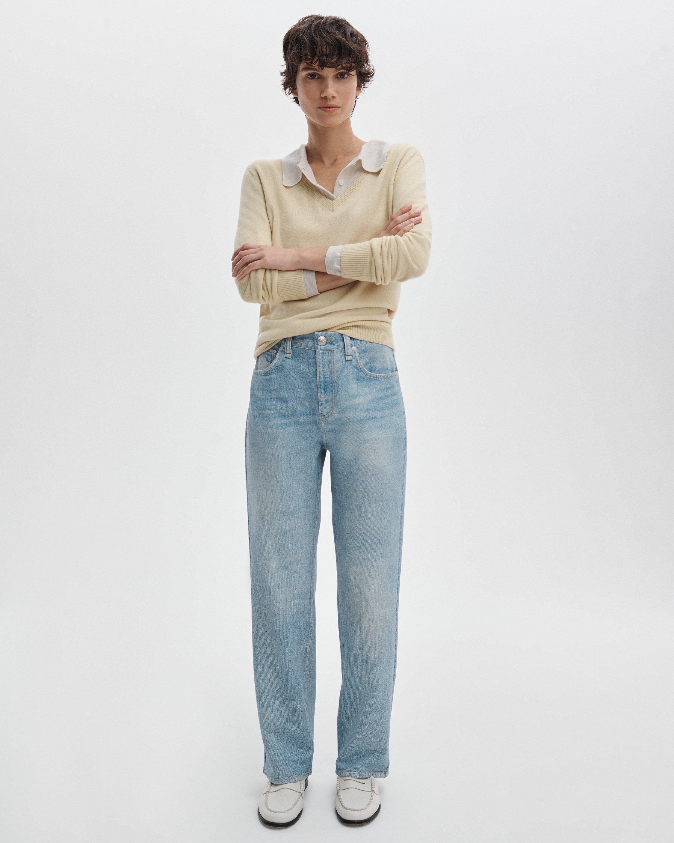 rb Miramar Shea Ankle Relaxed Straight Pant - Salina | rag & bone