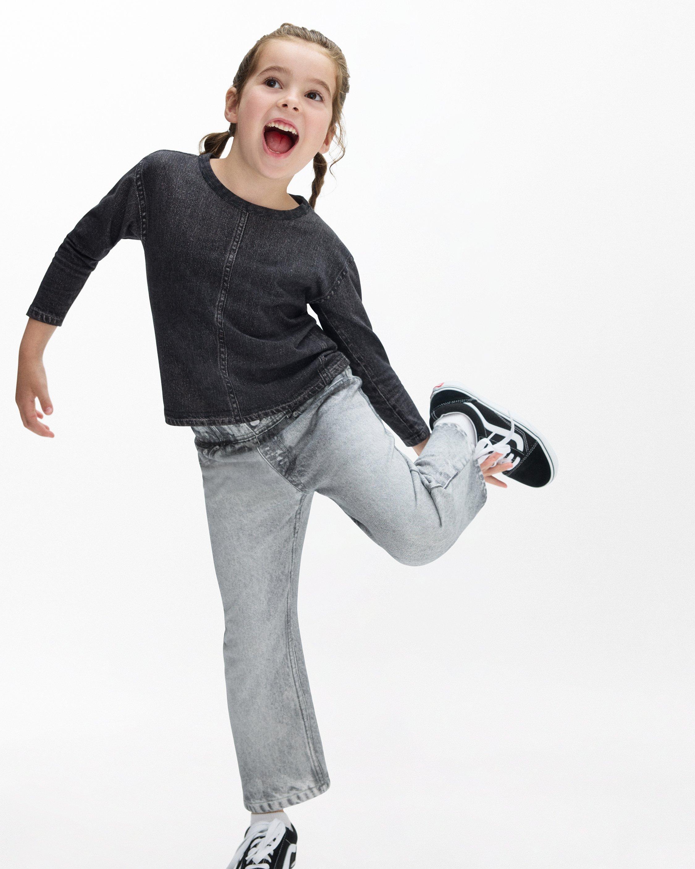 Mini rb Miramar Long-Sleeve Tee - Faded Black | rag & bone