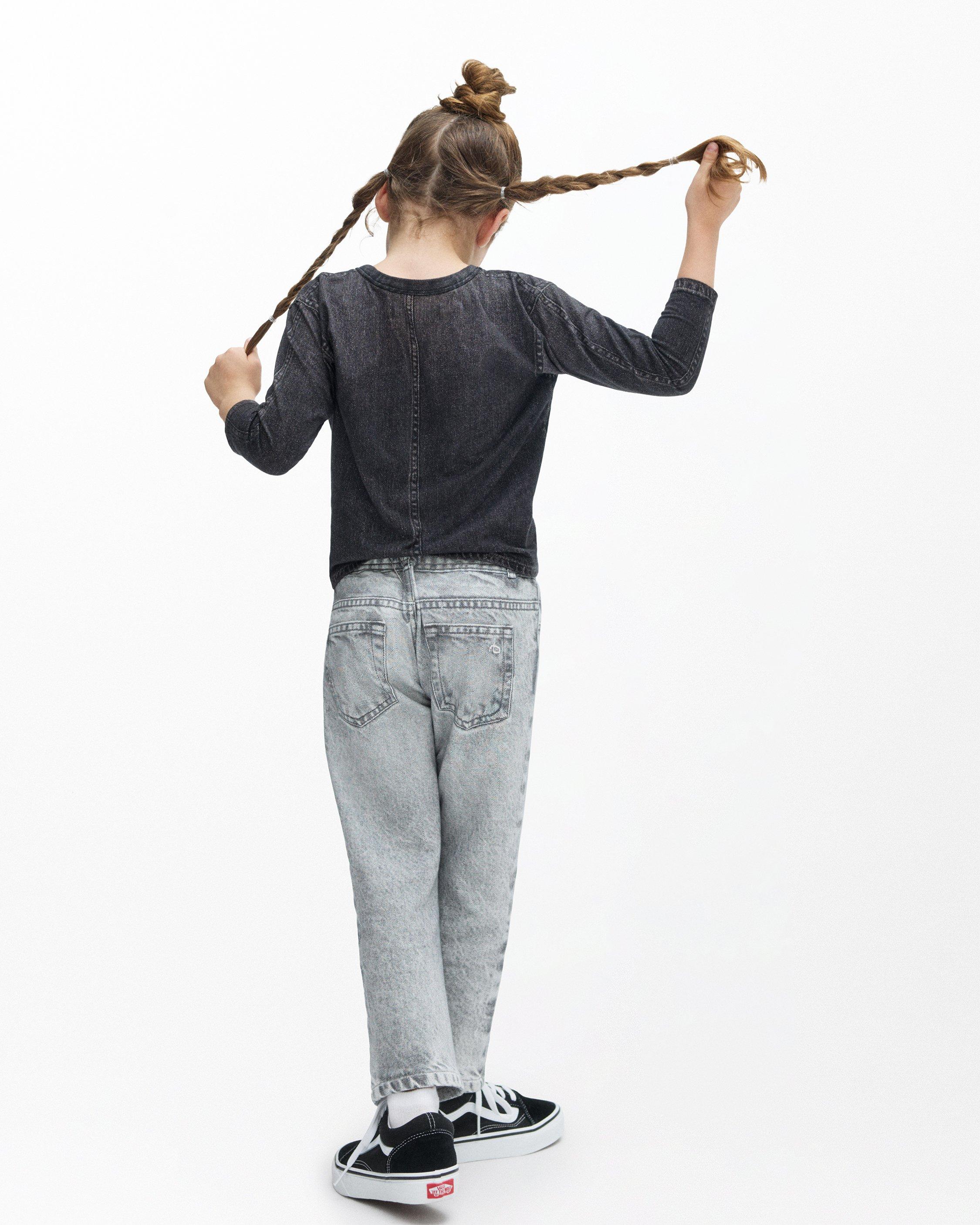 Mini rb Miramar Long-Sleeve Tee - Faded Black | rag & bone
