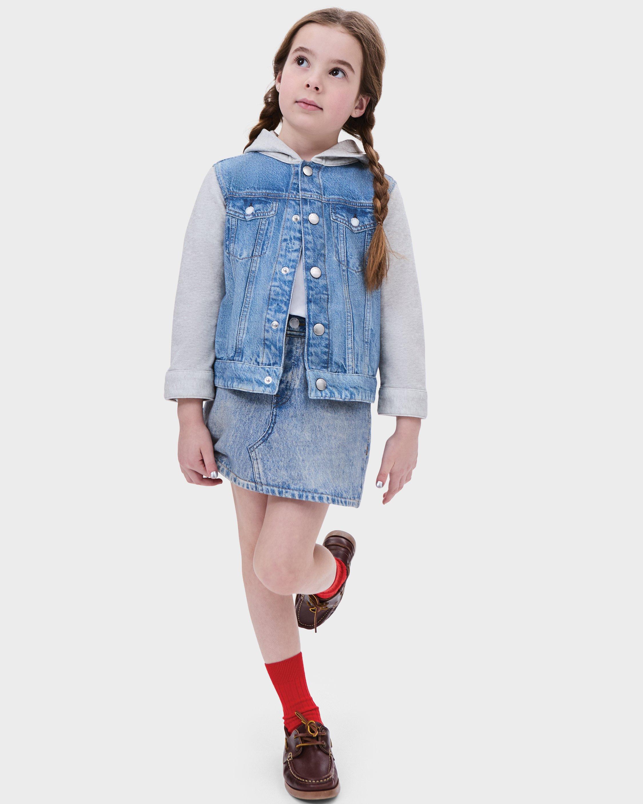Mini rb Miramar Hooded Combo Trucker Jacket - Sport Combo | rag & bone