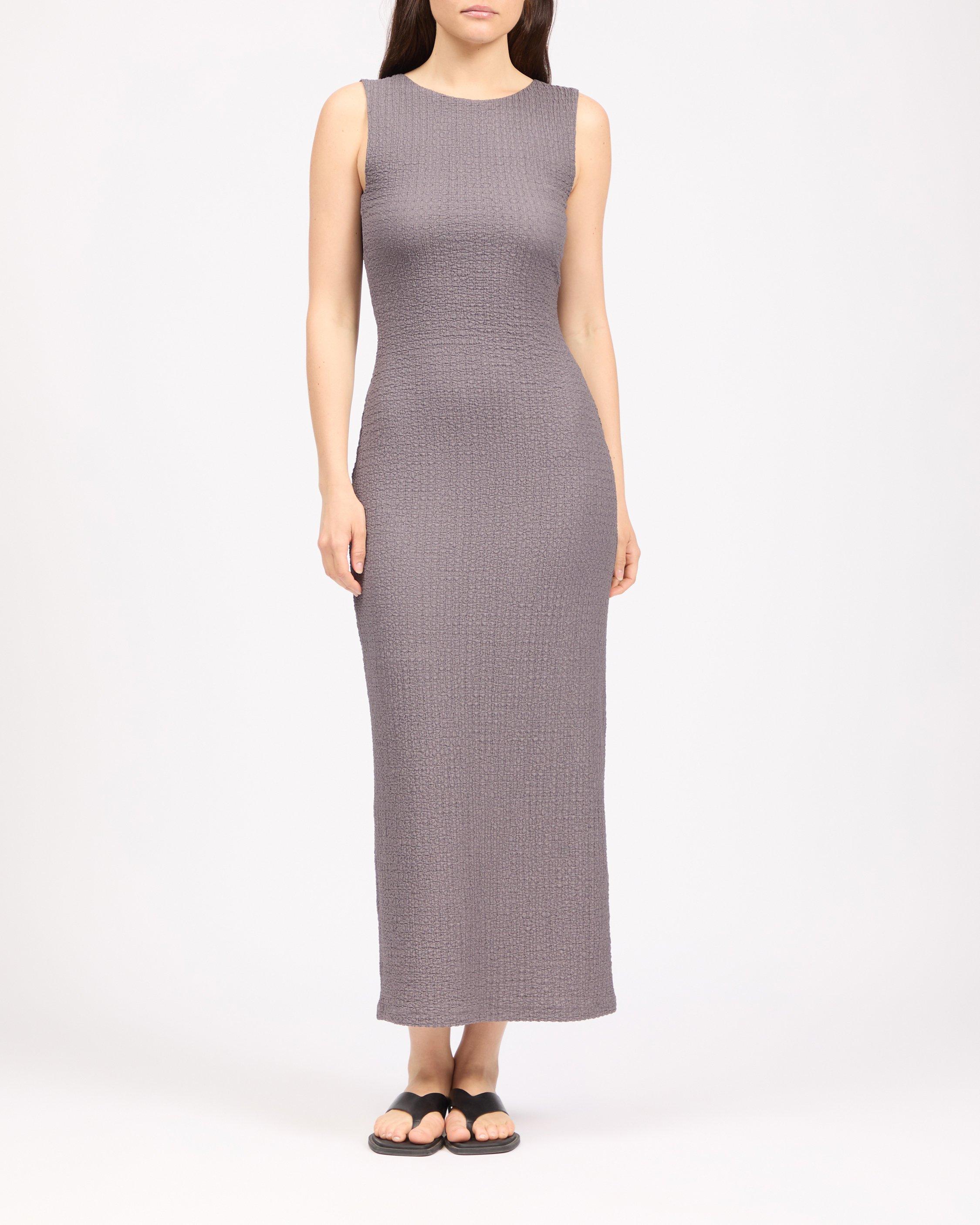 Crinkle Sheath Dress - Dusty Mauve | rag & bone