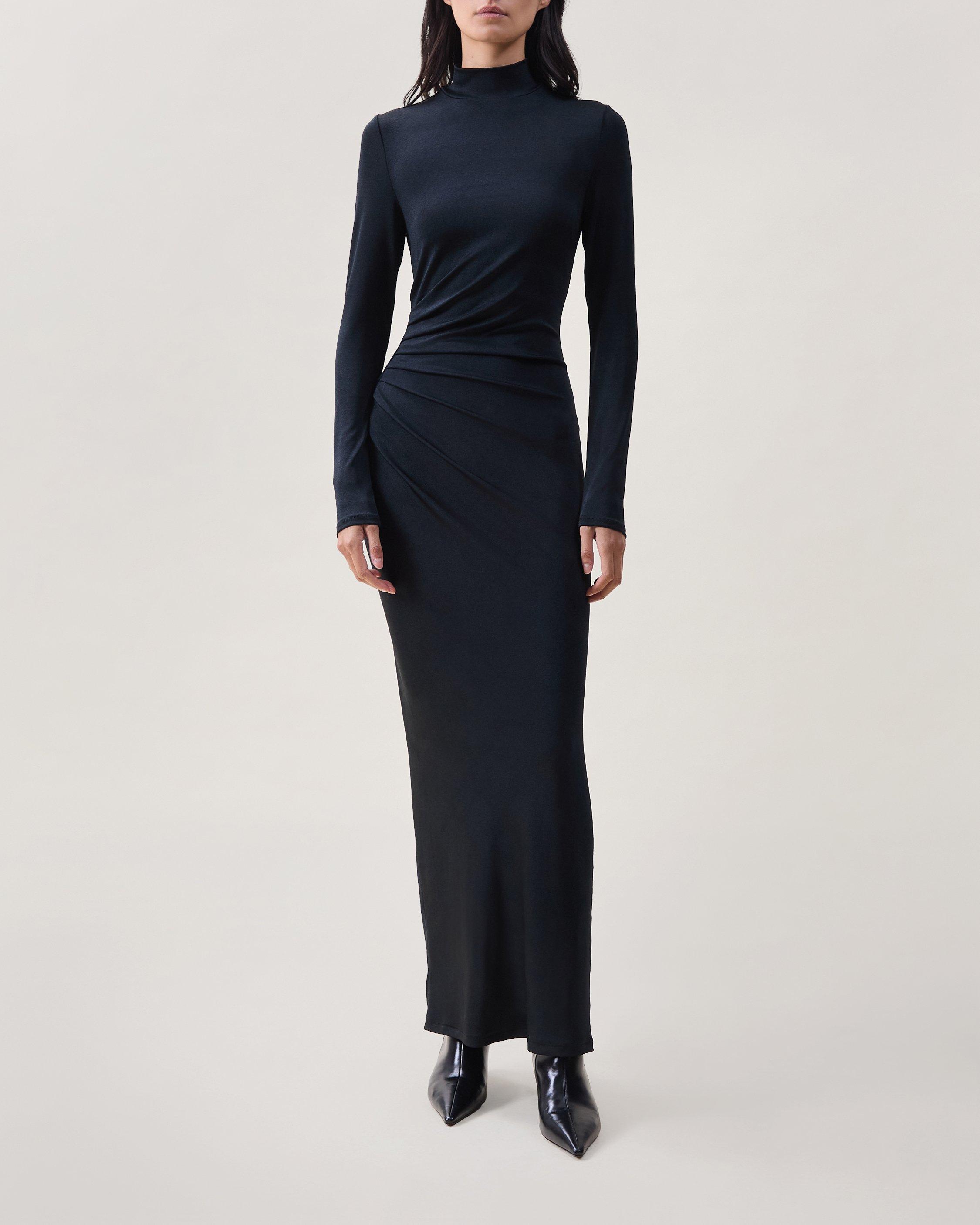 Agnes Turtleneck Dress - Black | rag & bone