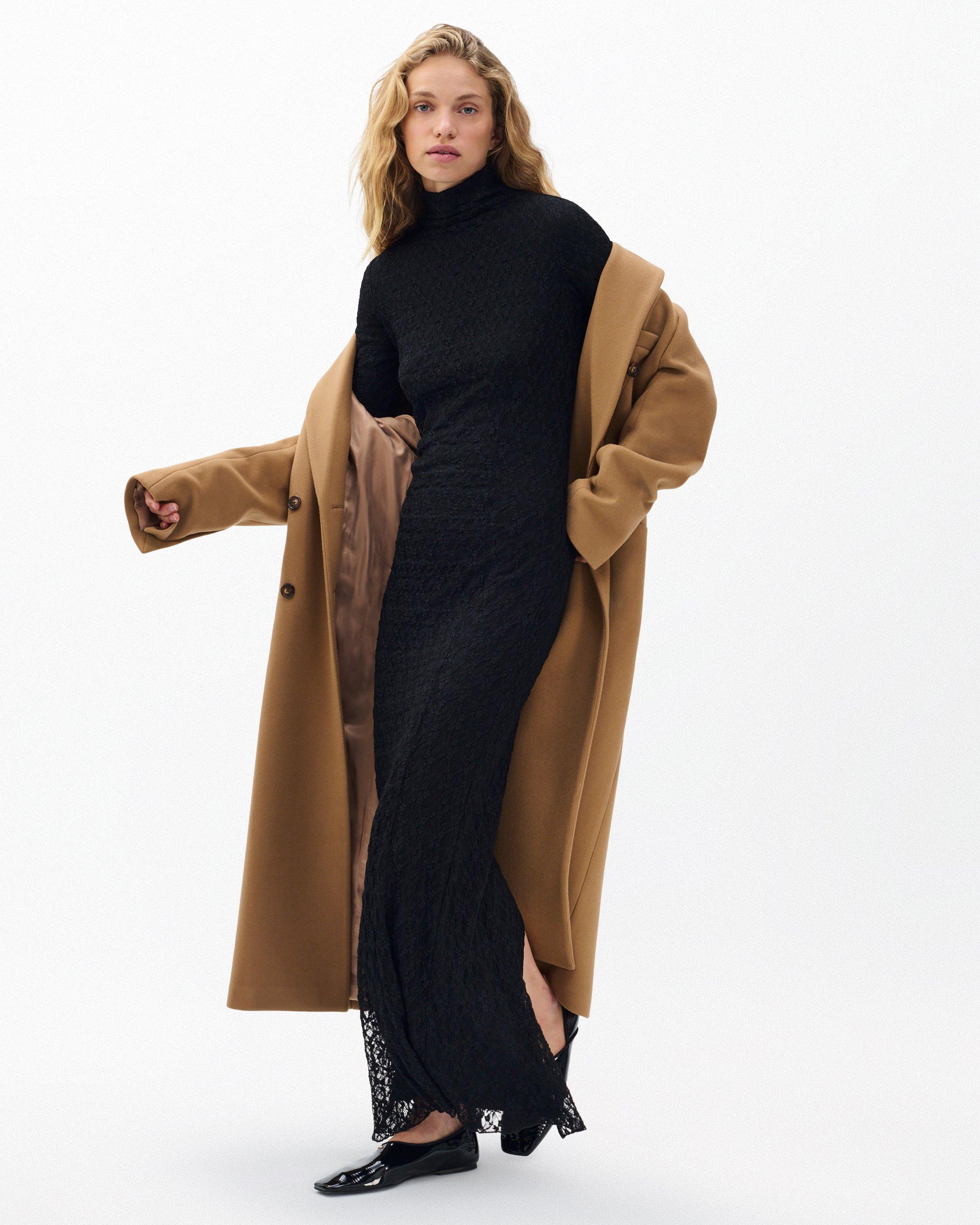 Ellie Lace Maxi Dress - Black | rag & bone