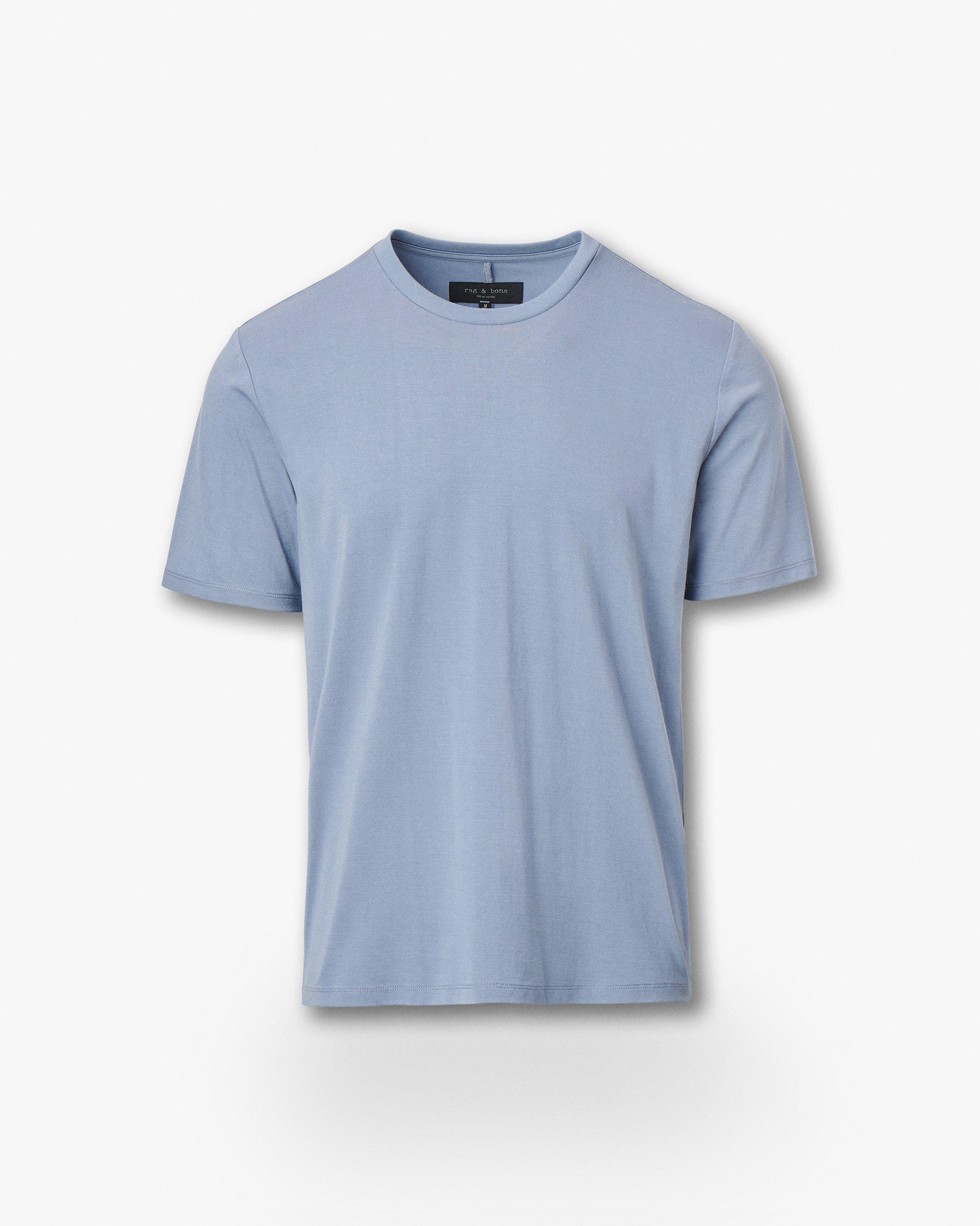 Classic Tech Jersey Tee - Workwear Blue | rag & bone
