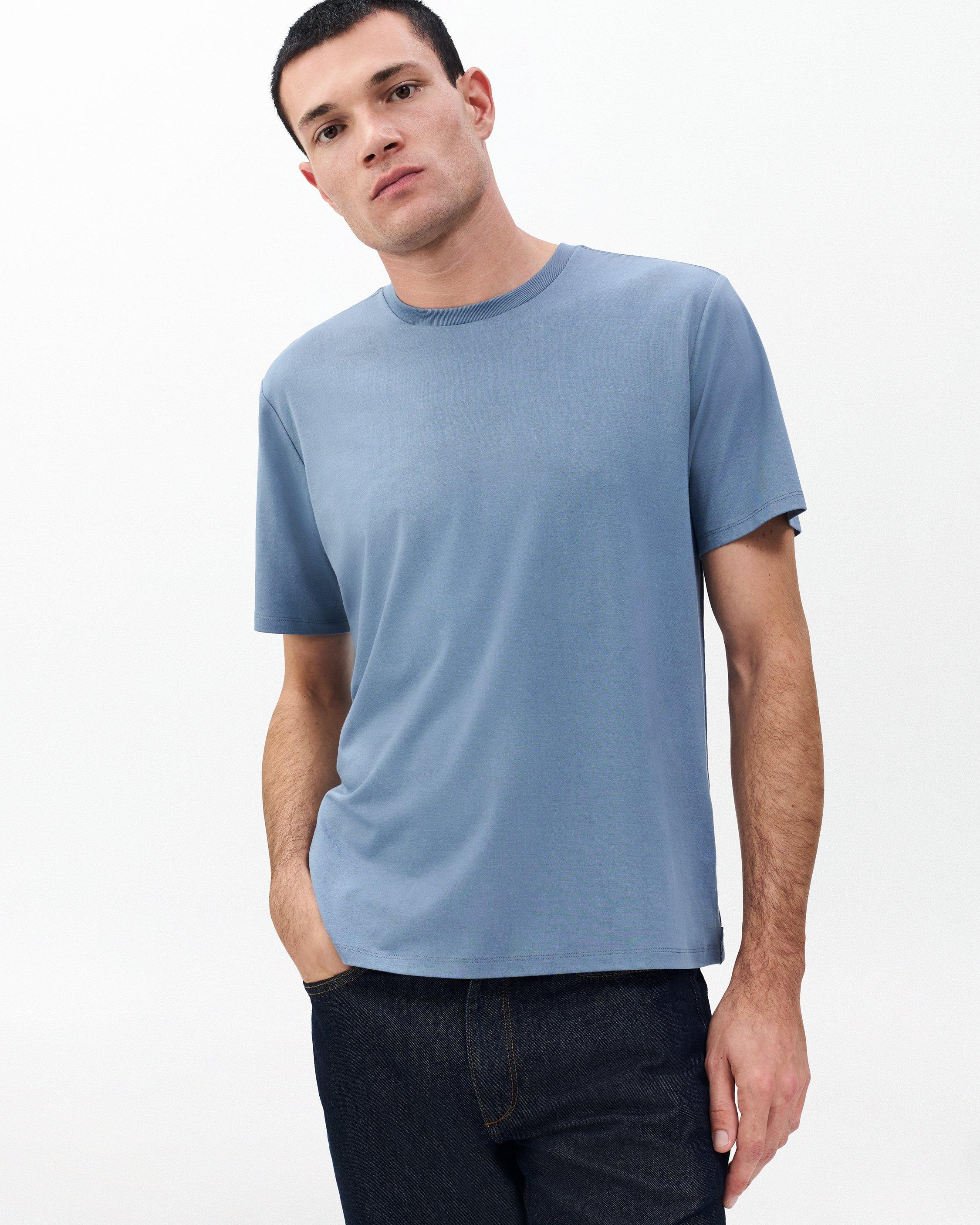 Classic Tech Jersey Tee - Workwear Blue | rag & bone