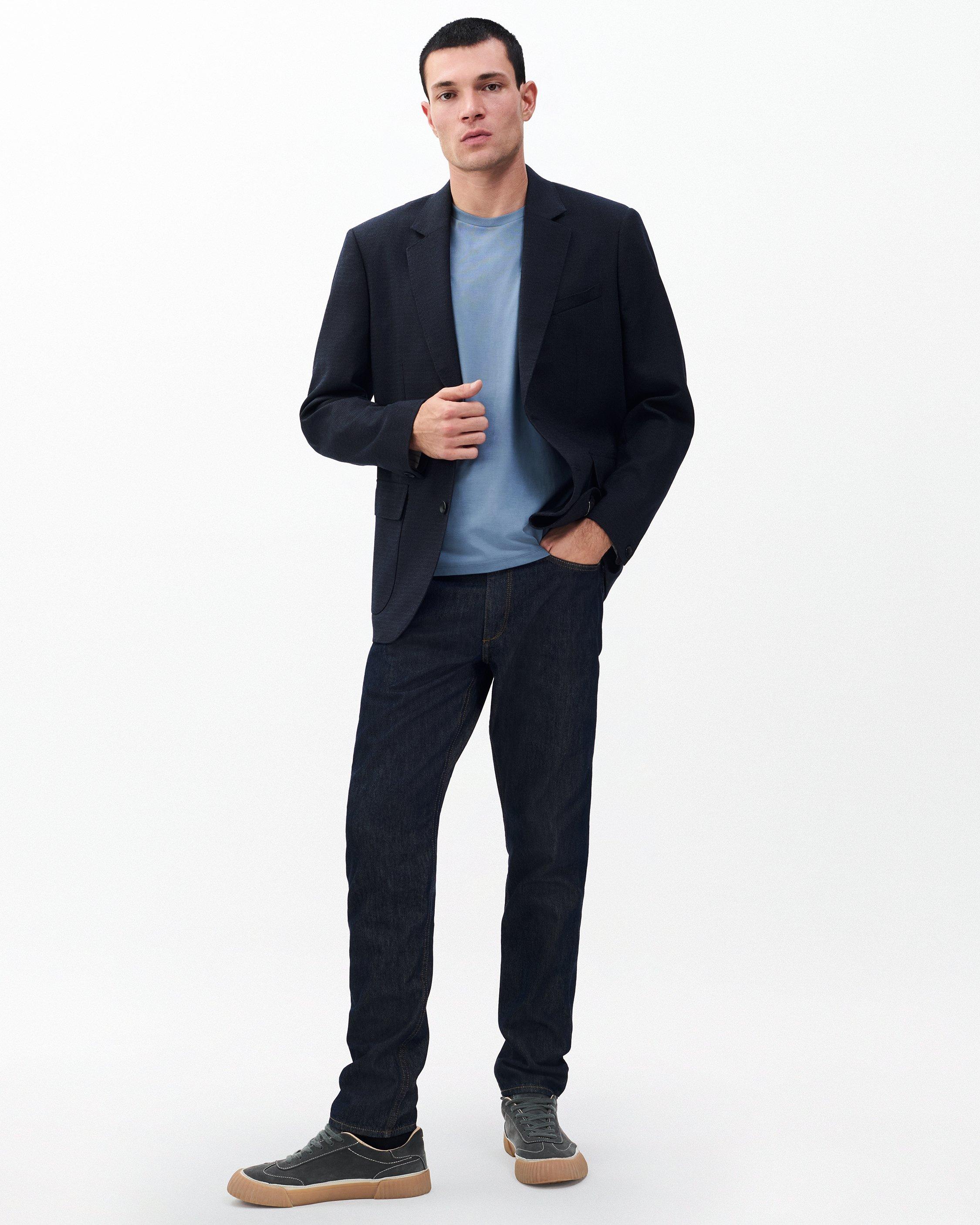 Classic Tech Jersey Tee - Workwear Blue | rag & bone