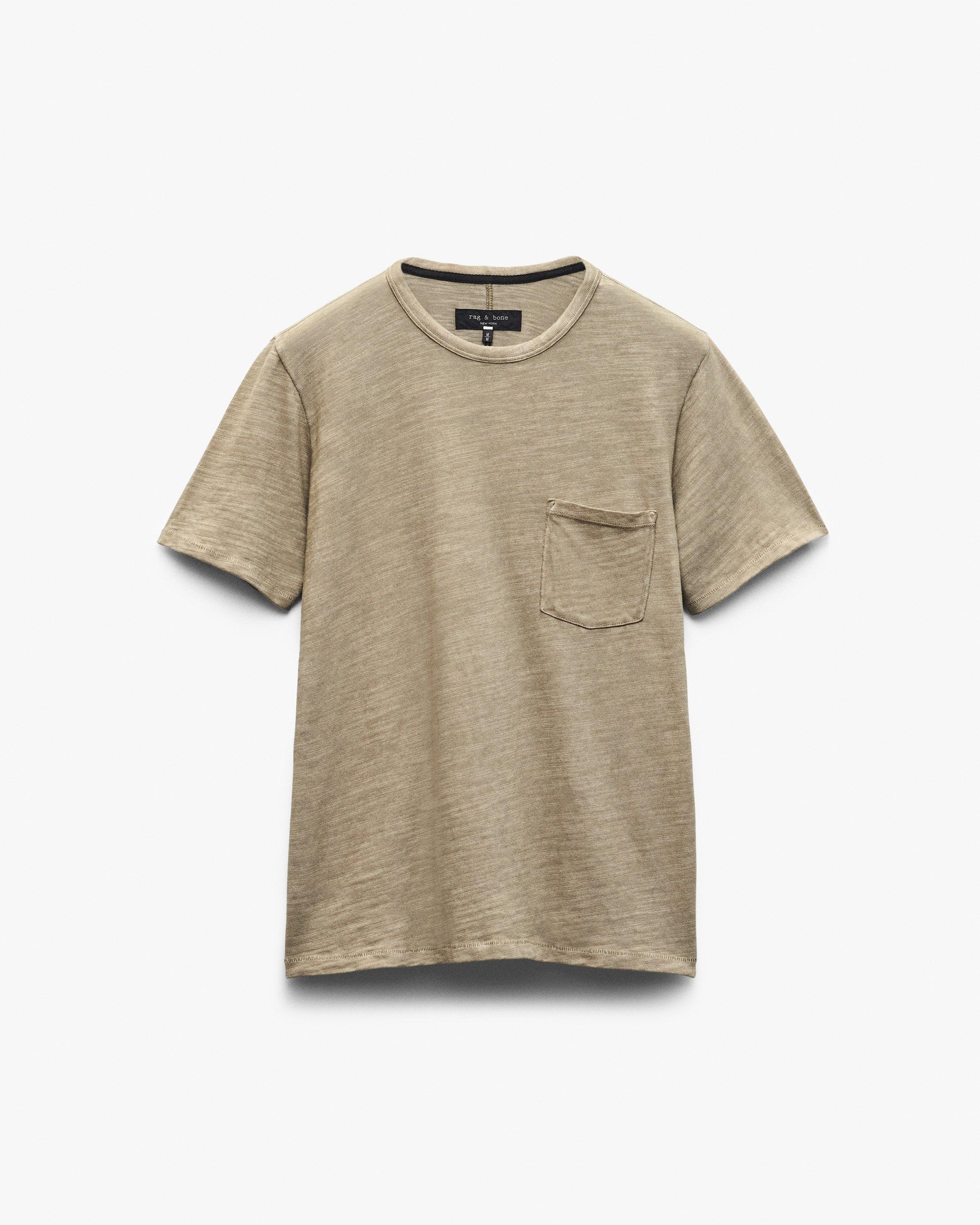 Washed Classic Flame Tee - Sage | rag & bone