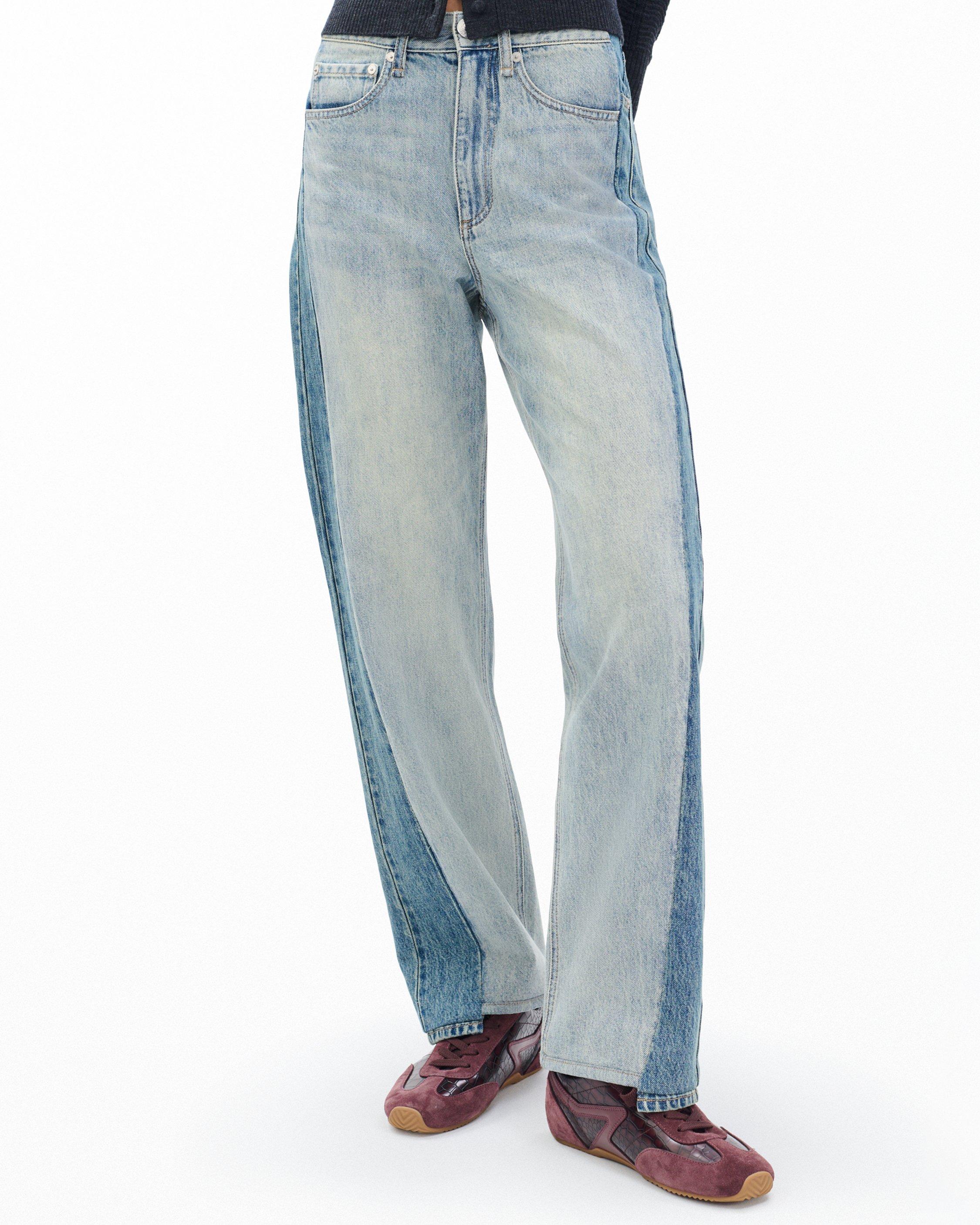 Shea Ankle Relaxed Straight Jeans - York Spliced | rag & bone