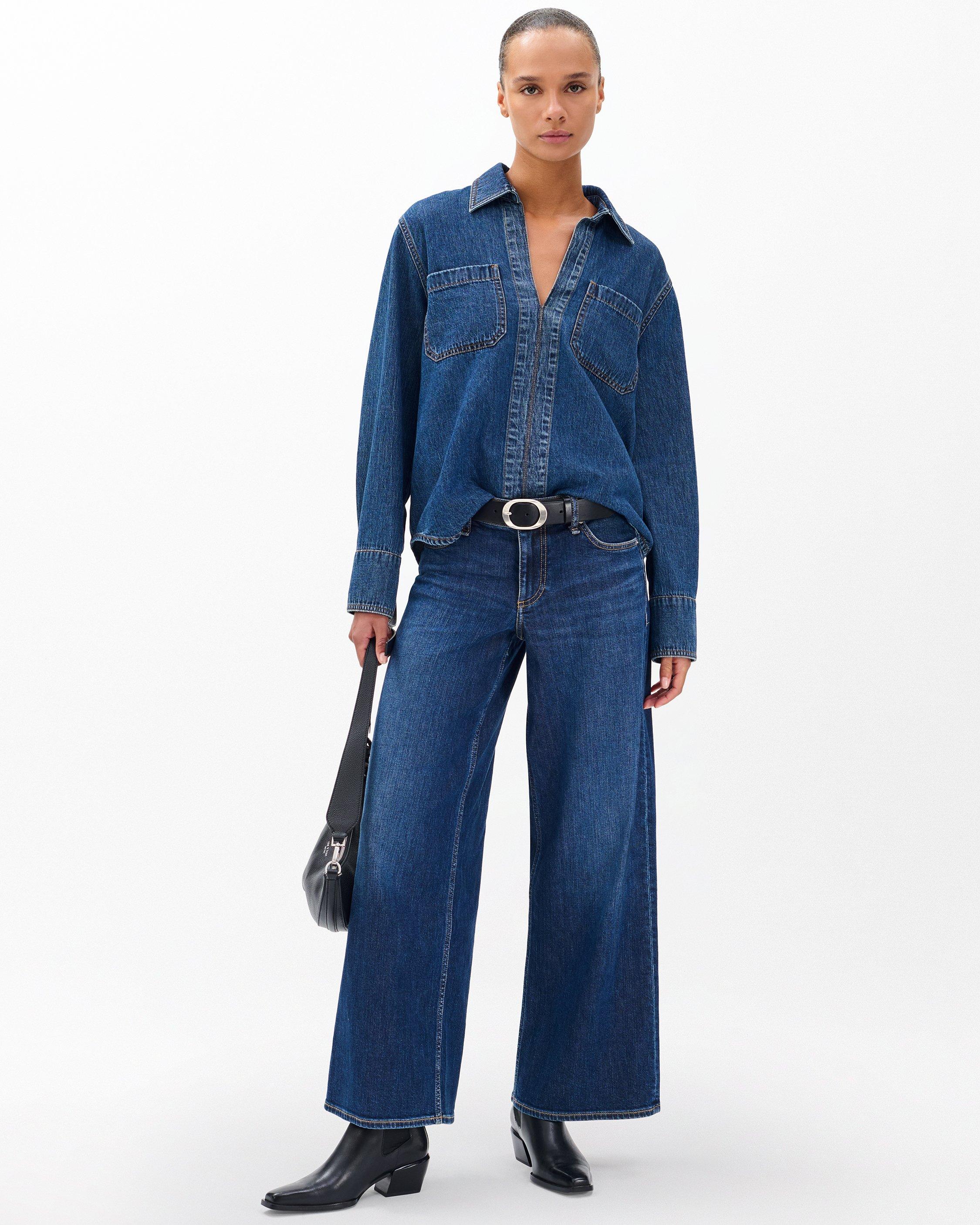 Aiden Wide-Leg Jeans - Rhinebeck | rag & bone