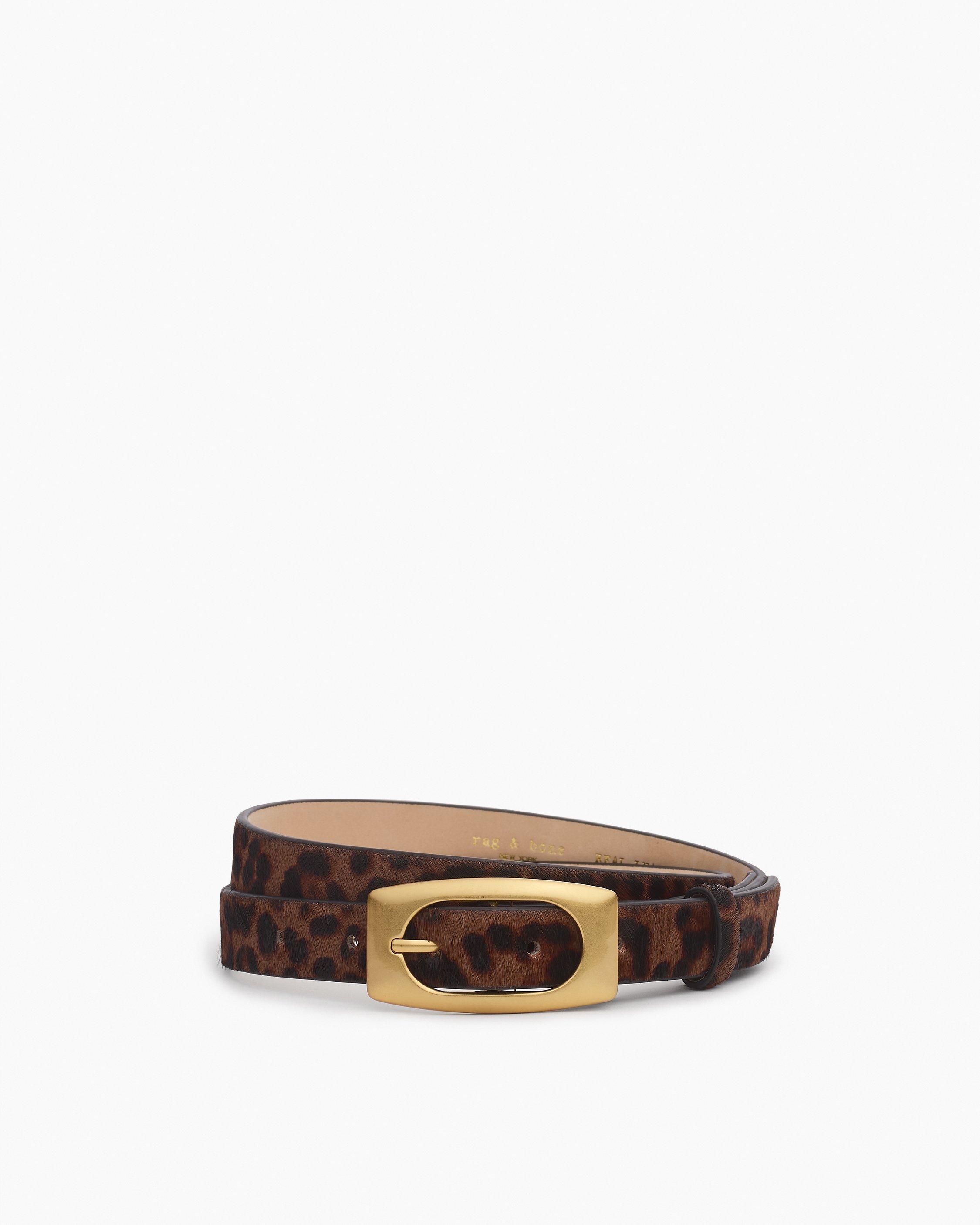 Rory Leopard Belt - Leopard Hair Calf | rag & bone