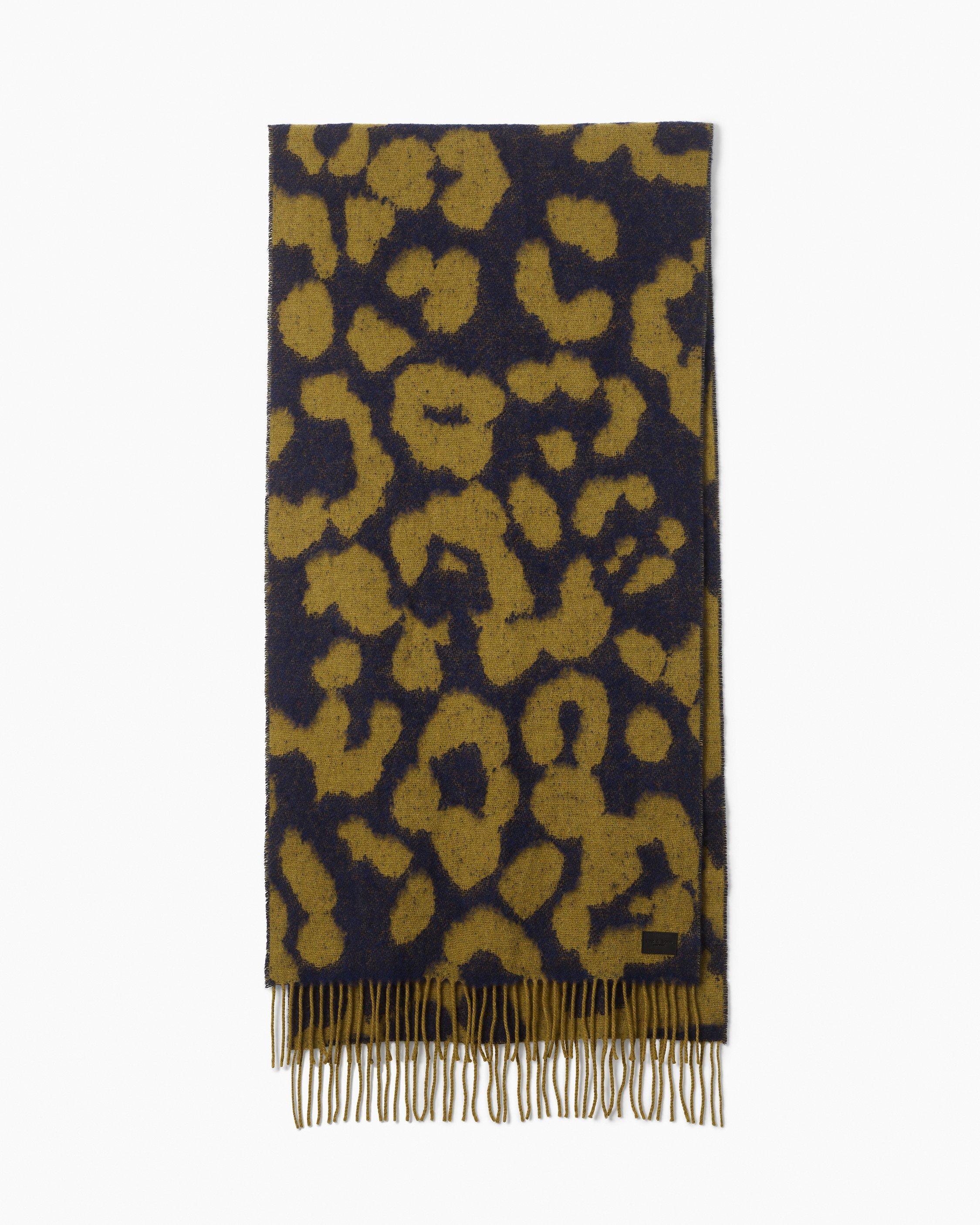Piper Leopard-Print Scarf - Lime Multi | rag & bone