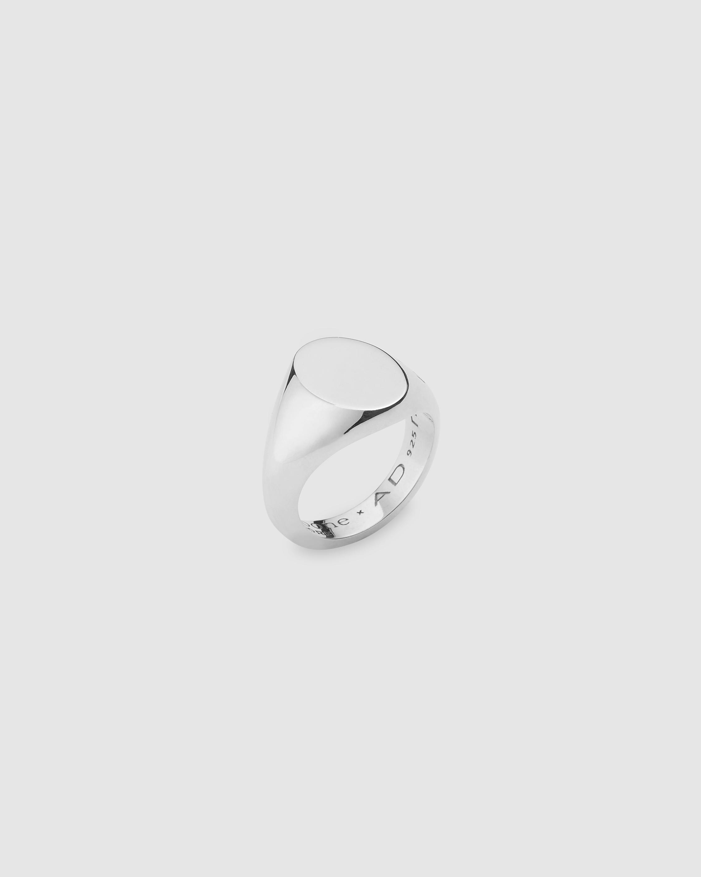The Oval Signet Ring - Sterling Silver | rag & bone