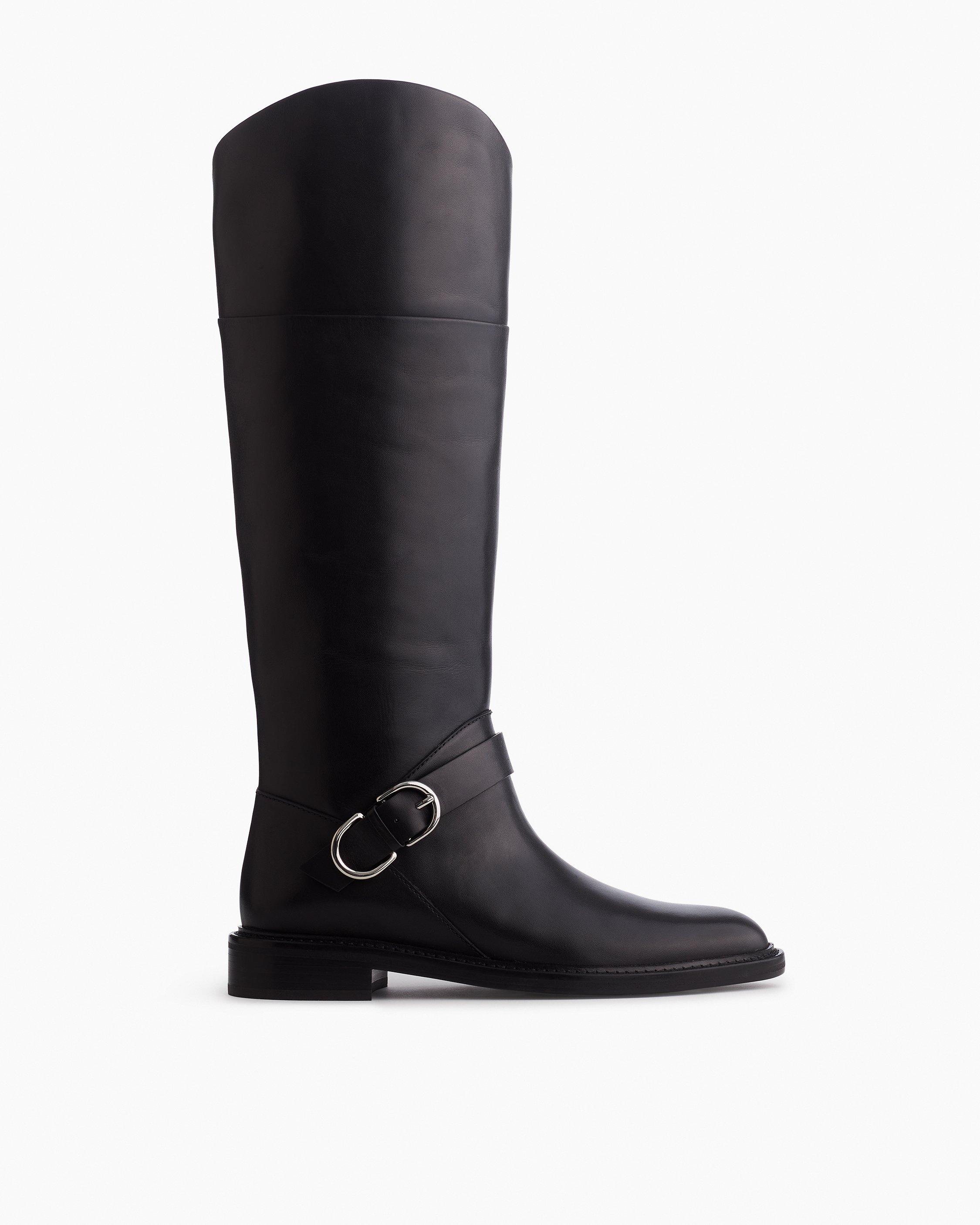 Hayden Leather Riding Boots - Black | rag & bone