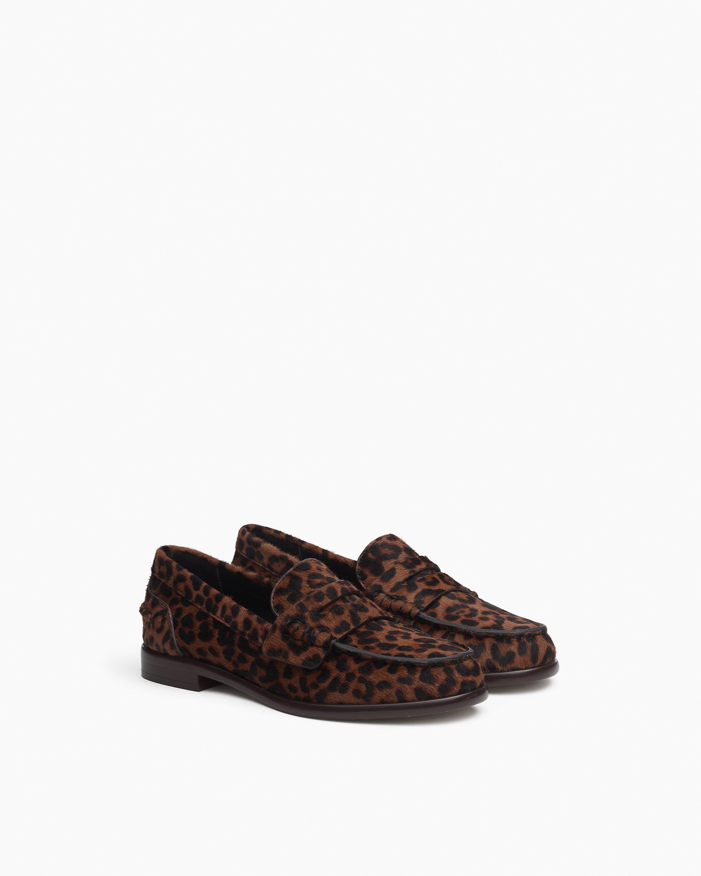 Carter Leopard Calf Hair Loafers - Leopard Hair Calf | rag & bone