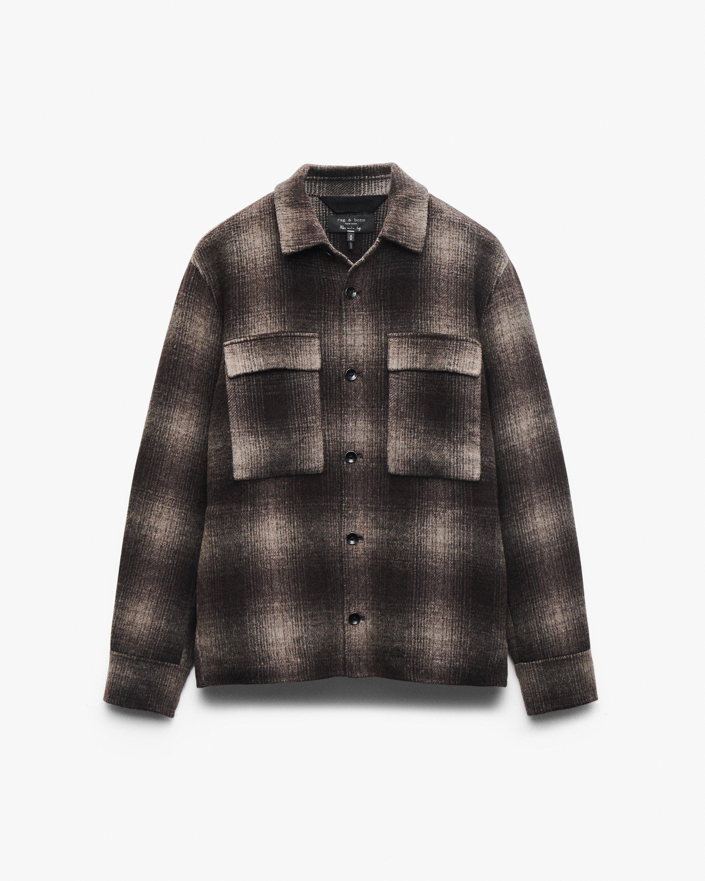 Austin Italian Double-Face Wool Jacket - Brown Plaid | rag & bone