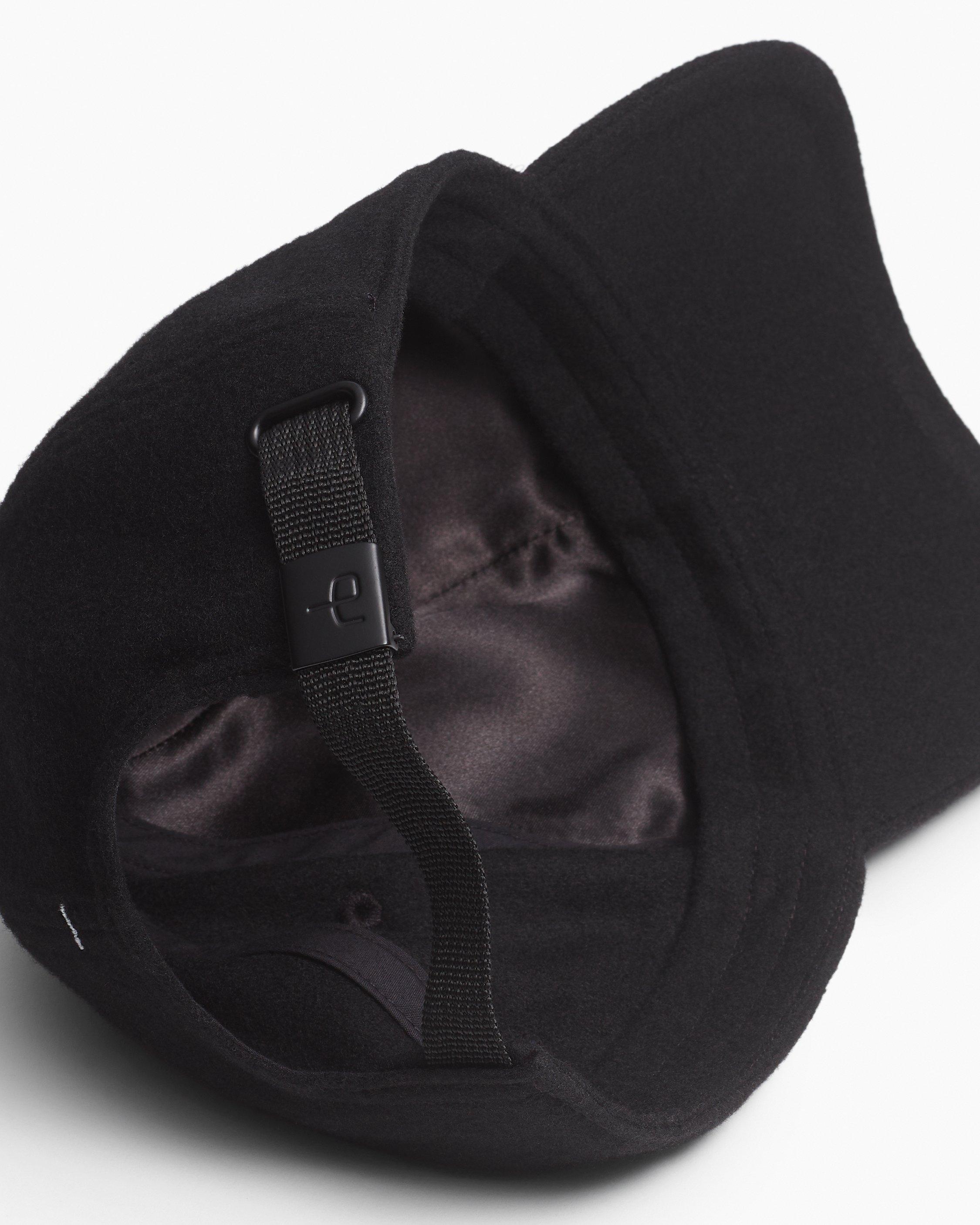 Miles Wool-Blend Baseball Cap - Black Wool | rag & bone