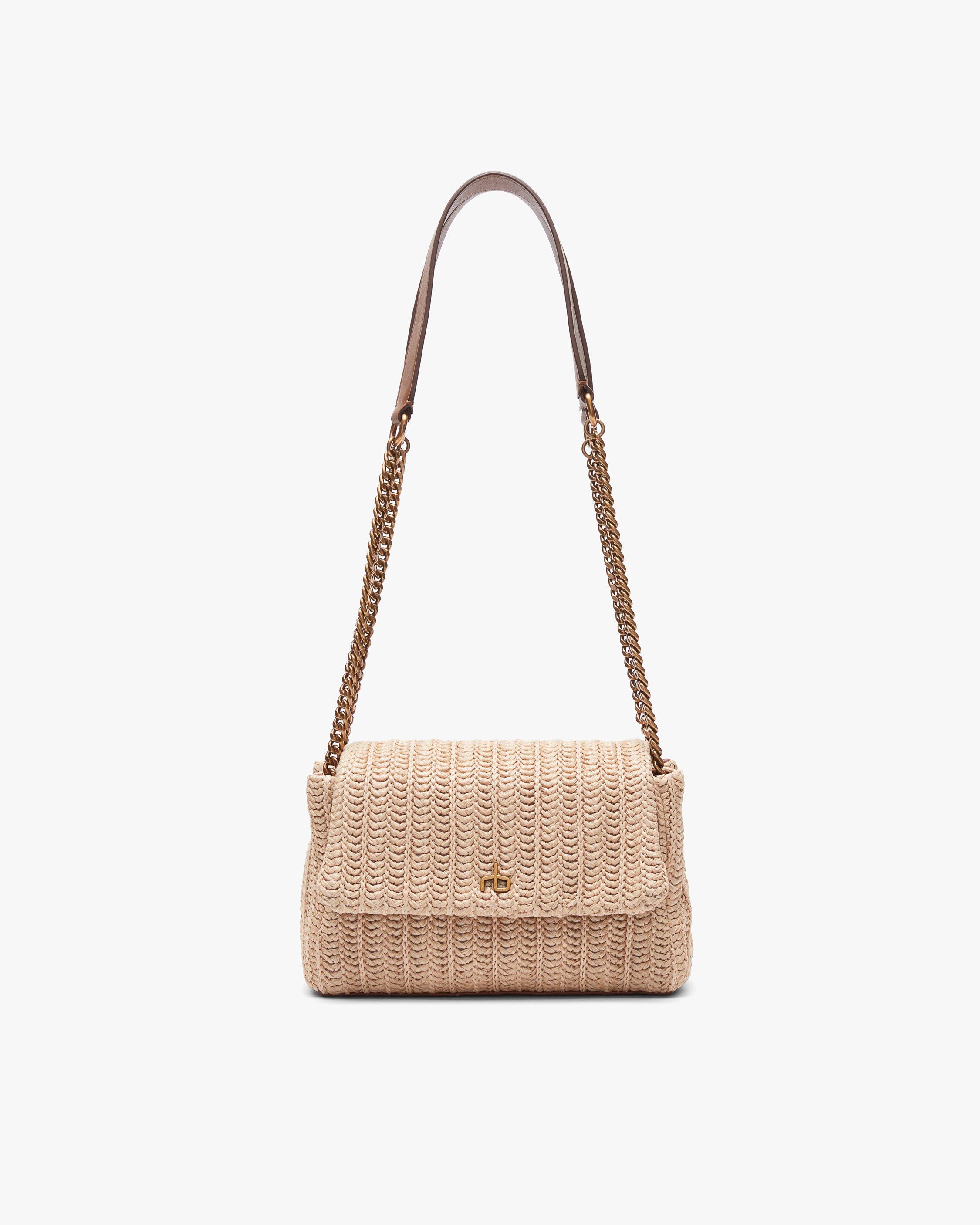 Chelsea Small Straw Flap Bag - Natural | rag & bone