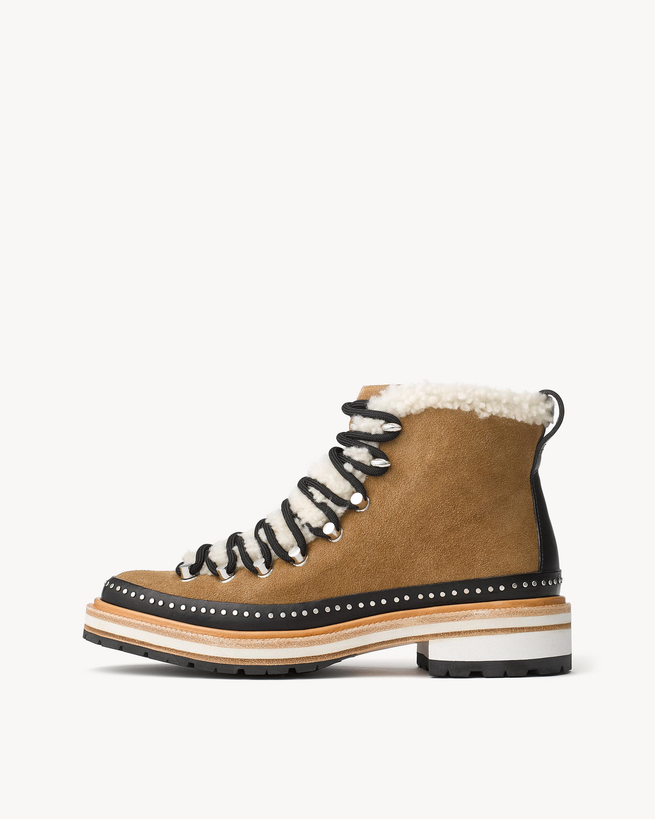 COMPASS BOOT - Camel Shearling | rag & bone