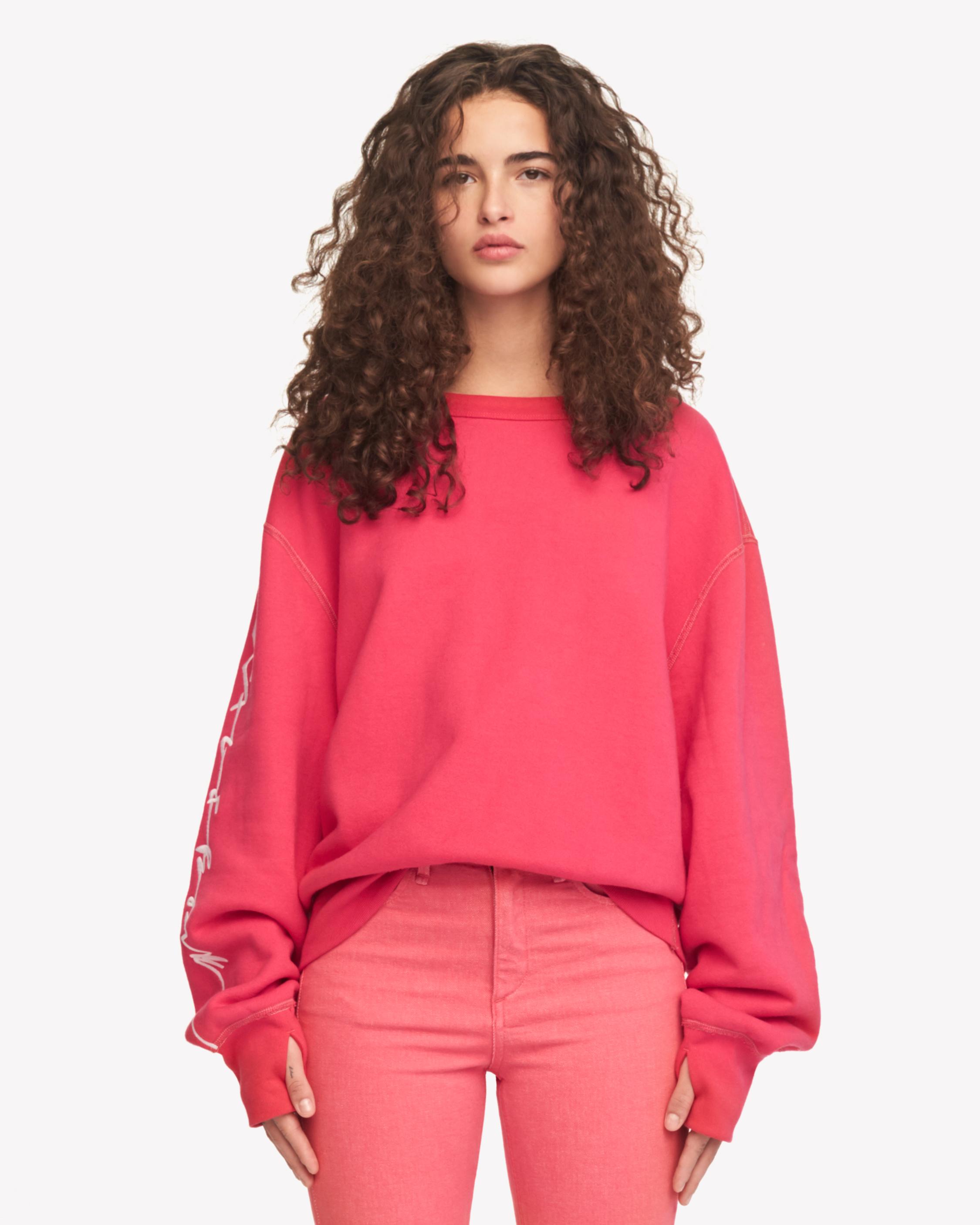 COMBAT PULLOVER - Bright Rose | rag & bone