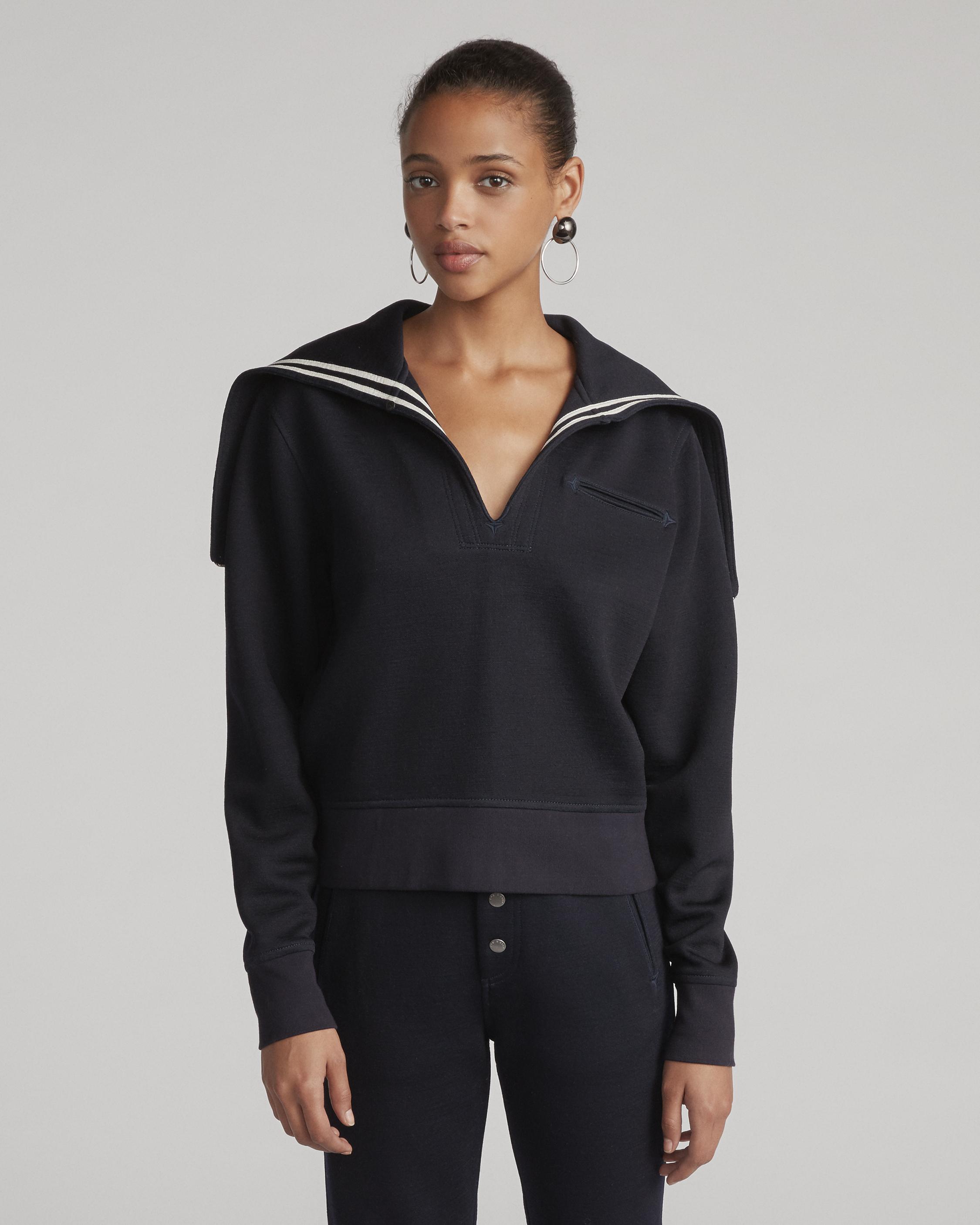 SAILOR HOODIE - Deep Indigo | rag & bone