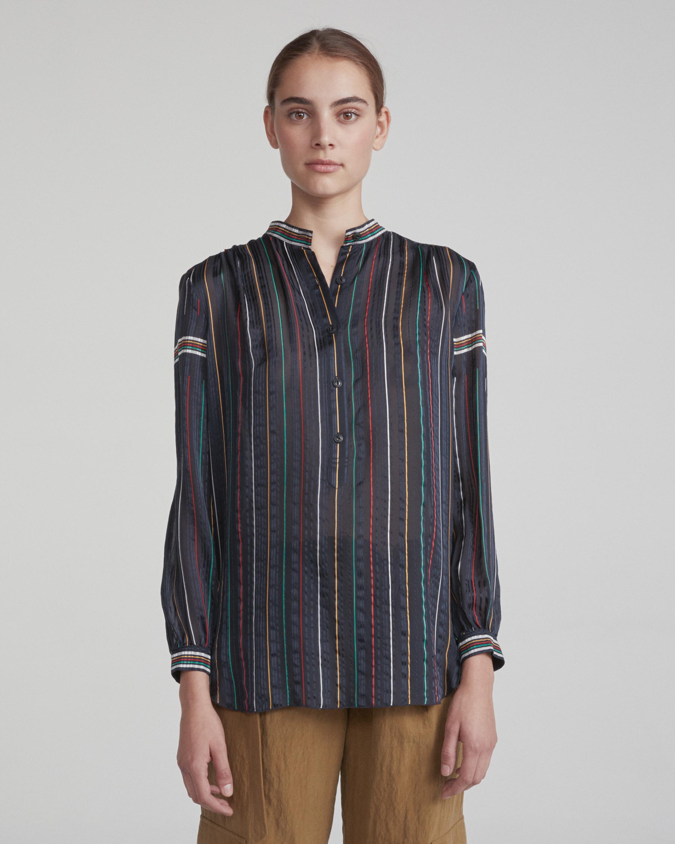 AUSTIN SHIRT - Black Stripe | rag & bone