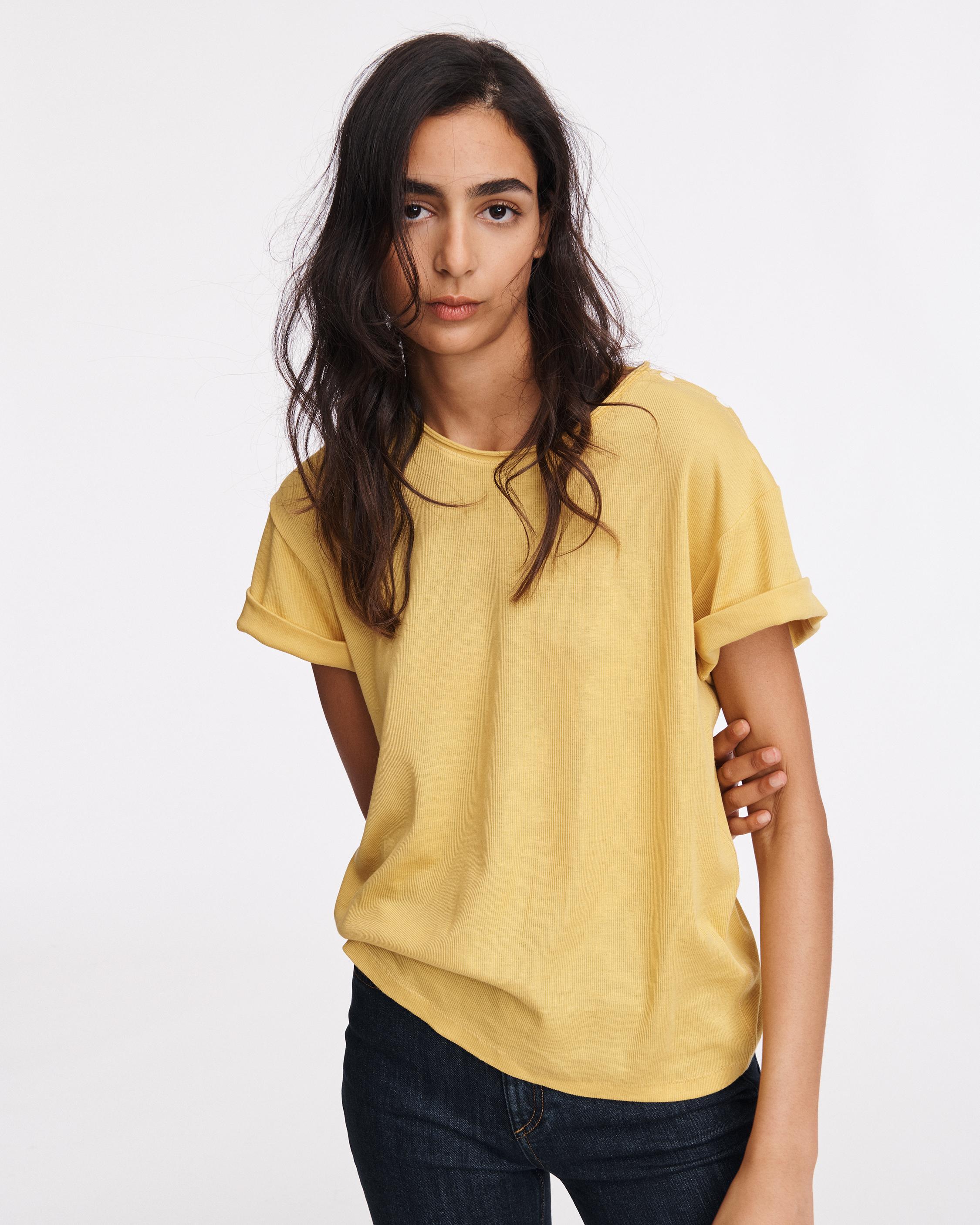 MAC ROLLED SLEEVE TEE | rag & bone