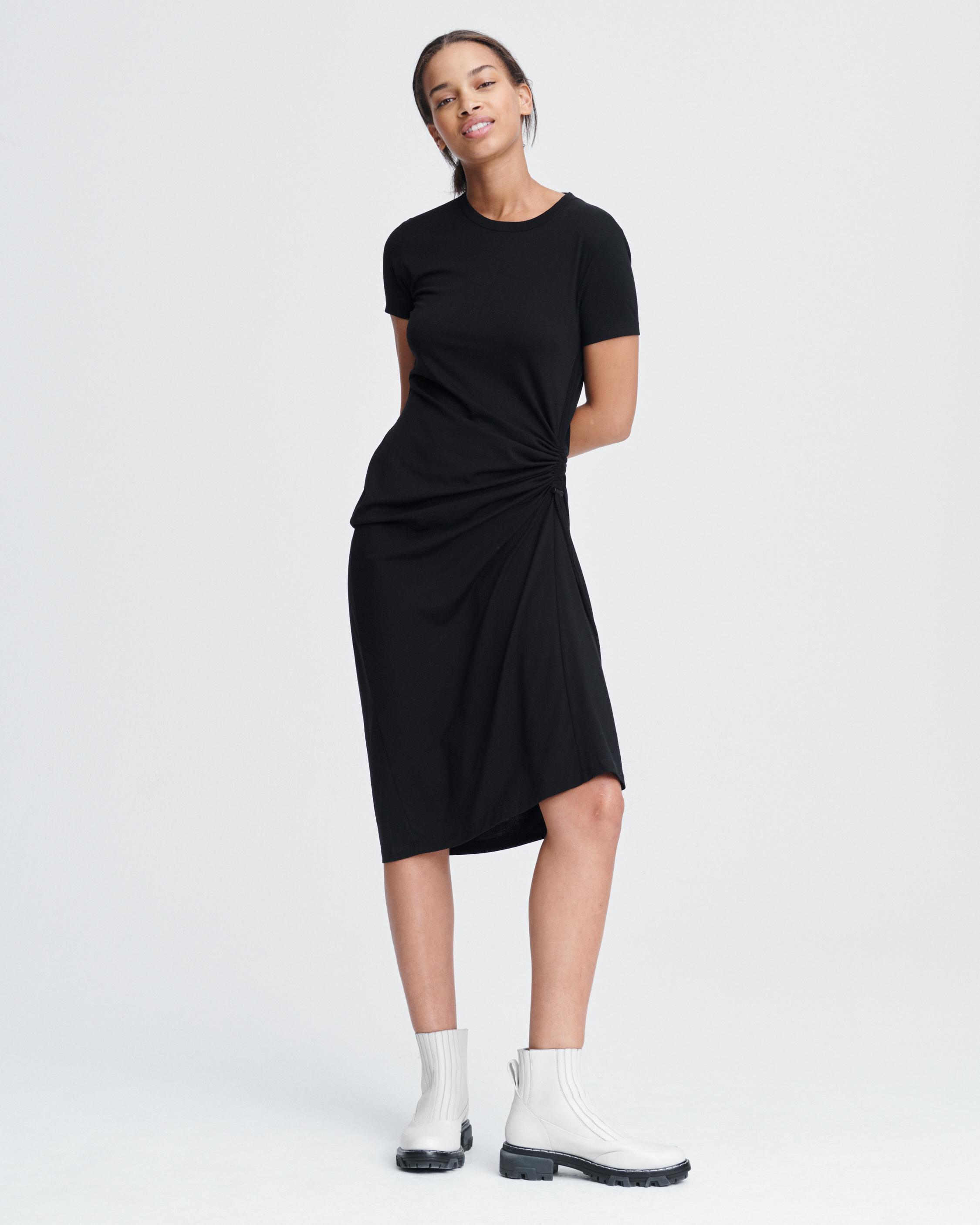 Ina Short Sleeve Knee-Length Dress | rag & Bone